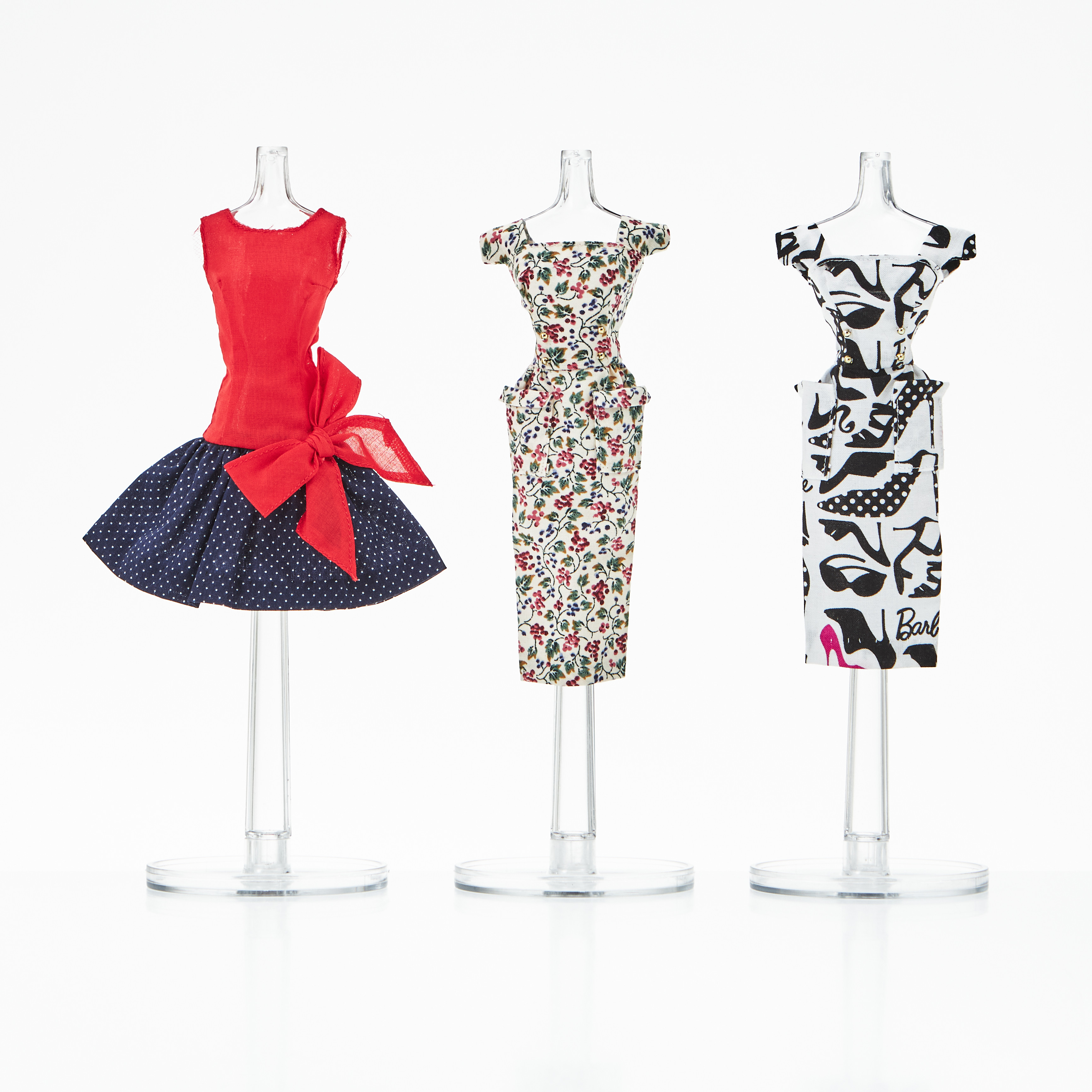 MARIROSE DESIGN FOR BARBIE DOLLS, Outfits, (6), 3 Sheat Dresses, 1 ...