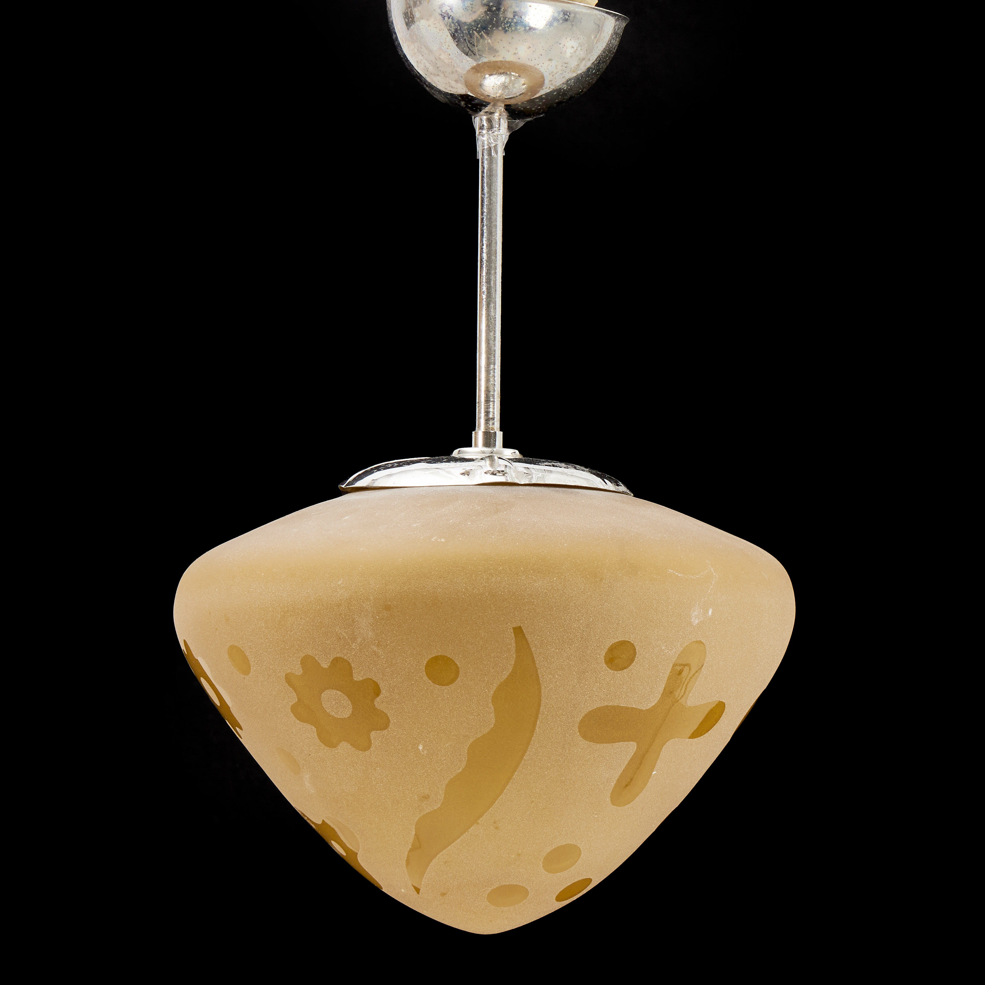 Images for 4089995. A Swedish Modern ceiling luminaire, 1940s, yellow ...