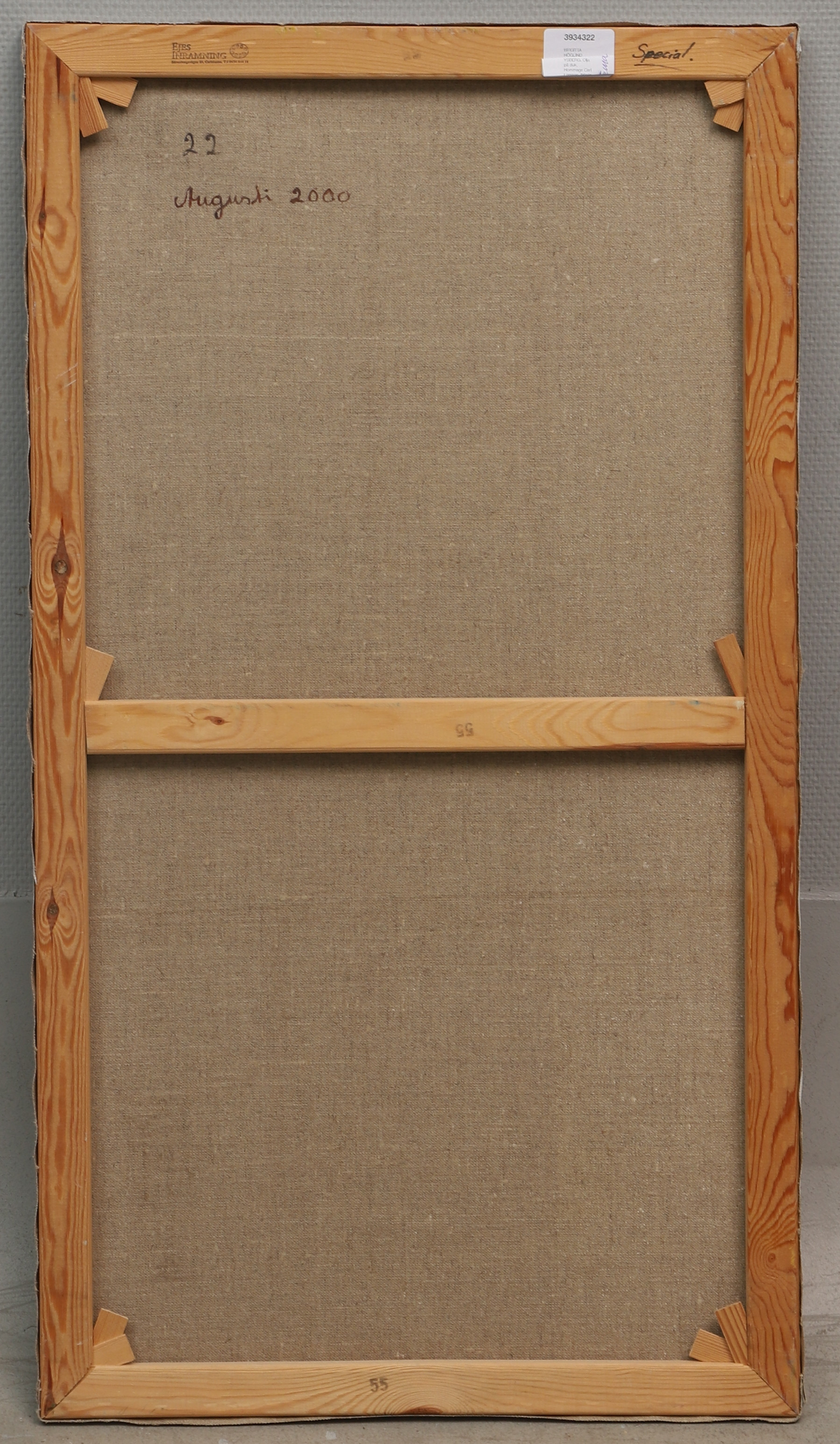 Images for 4092737. BIRGITTA HÖGLIND YSBERG. Oil on canvas, Hommage ...