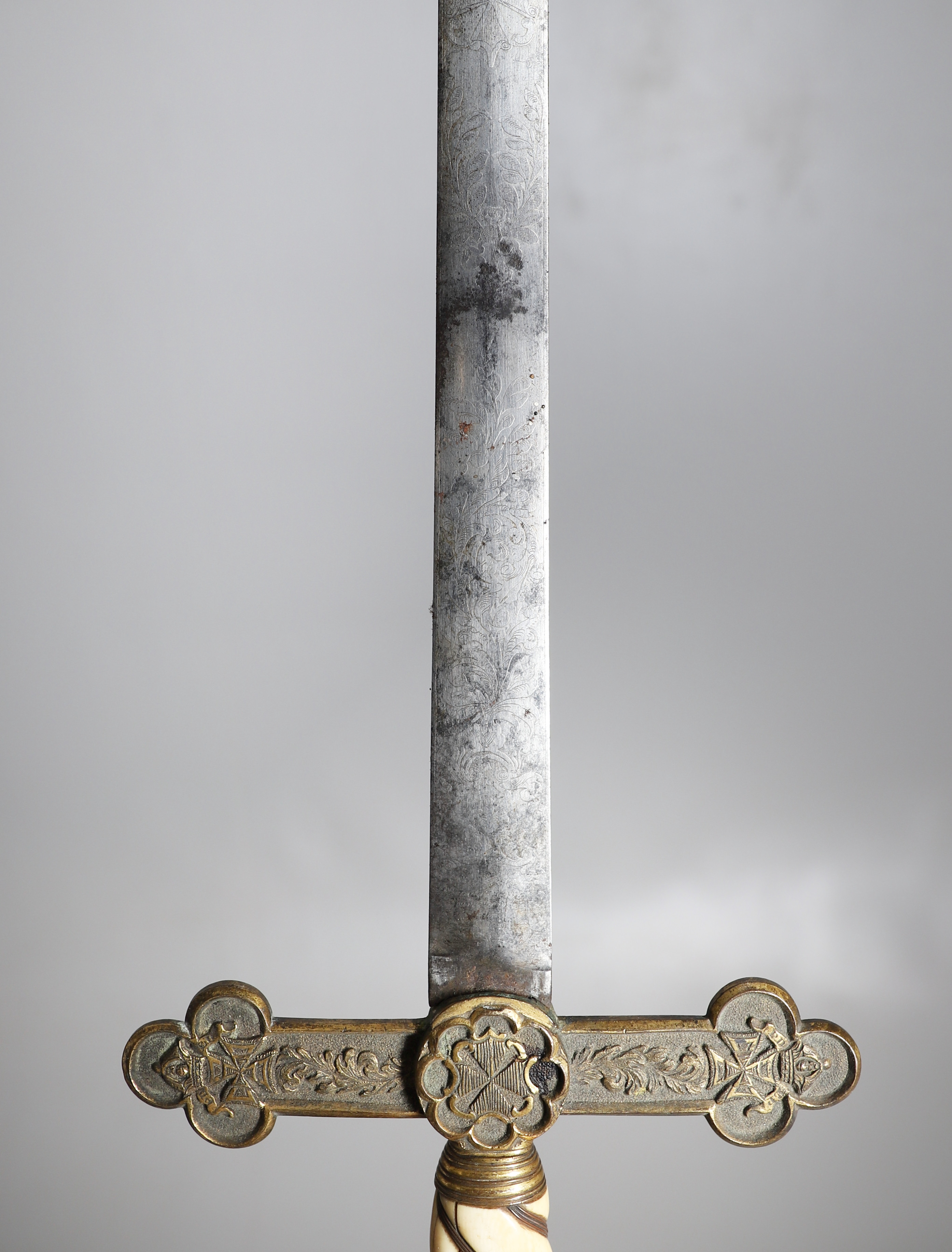 Images for 4093113. A KNIGHT'S TEMPLAR SWORD AND SCABBARD. - Auctionet
