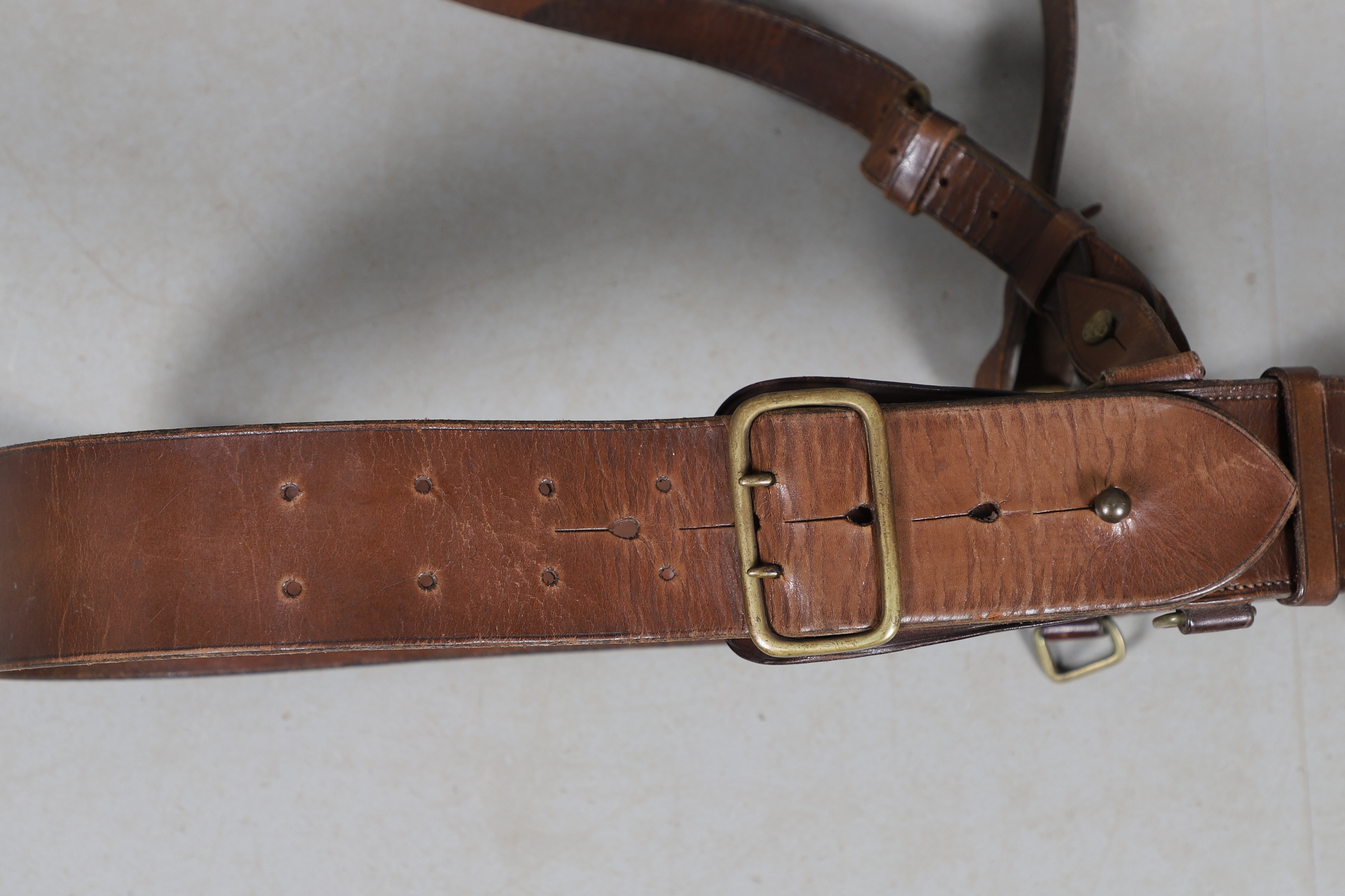 Images for 4104554. TWO FIRST WORLD WAR BRITISH OFFICER'S SAM BROWNE BELTS AND SHOULDER STRAPS ...