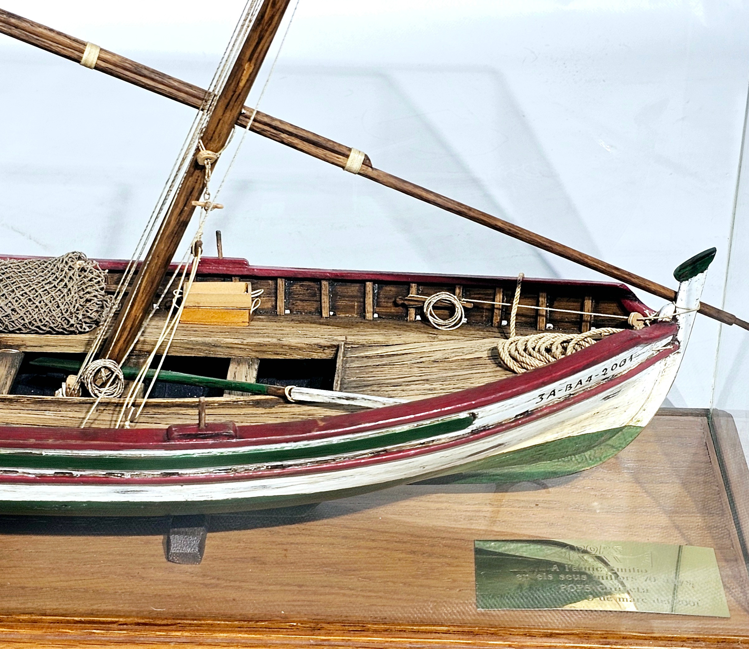 Images for 4111439. Model of a “Lloretenca” lute type fishing boat. In ...