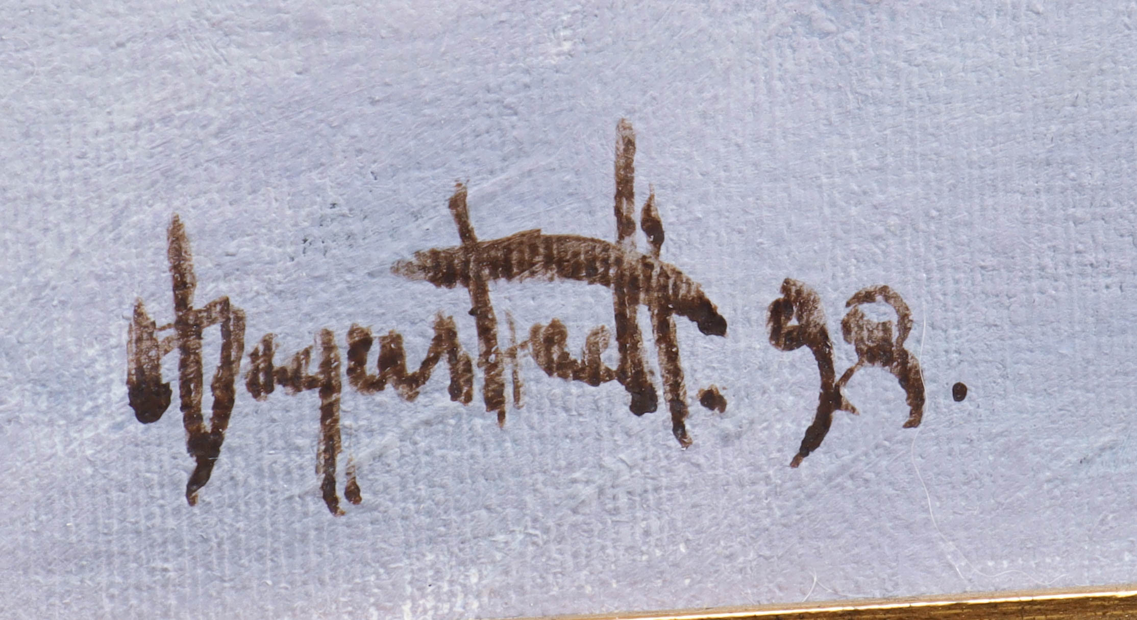 Bilder för 4156129. HÅKAN DEGERSTEDT olja på duk, signerad. - Auctionet