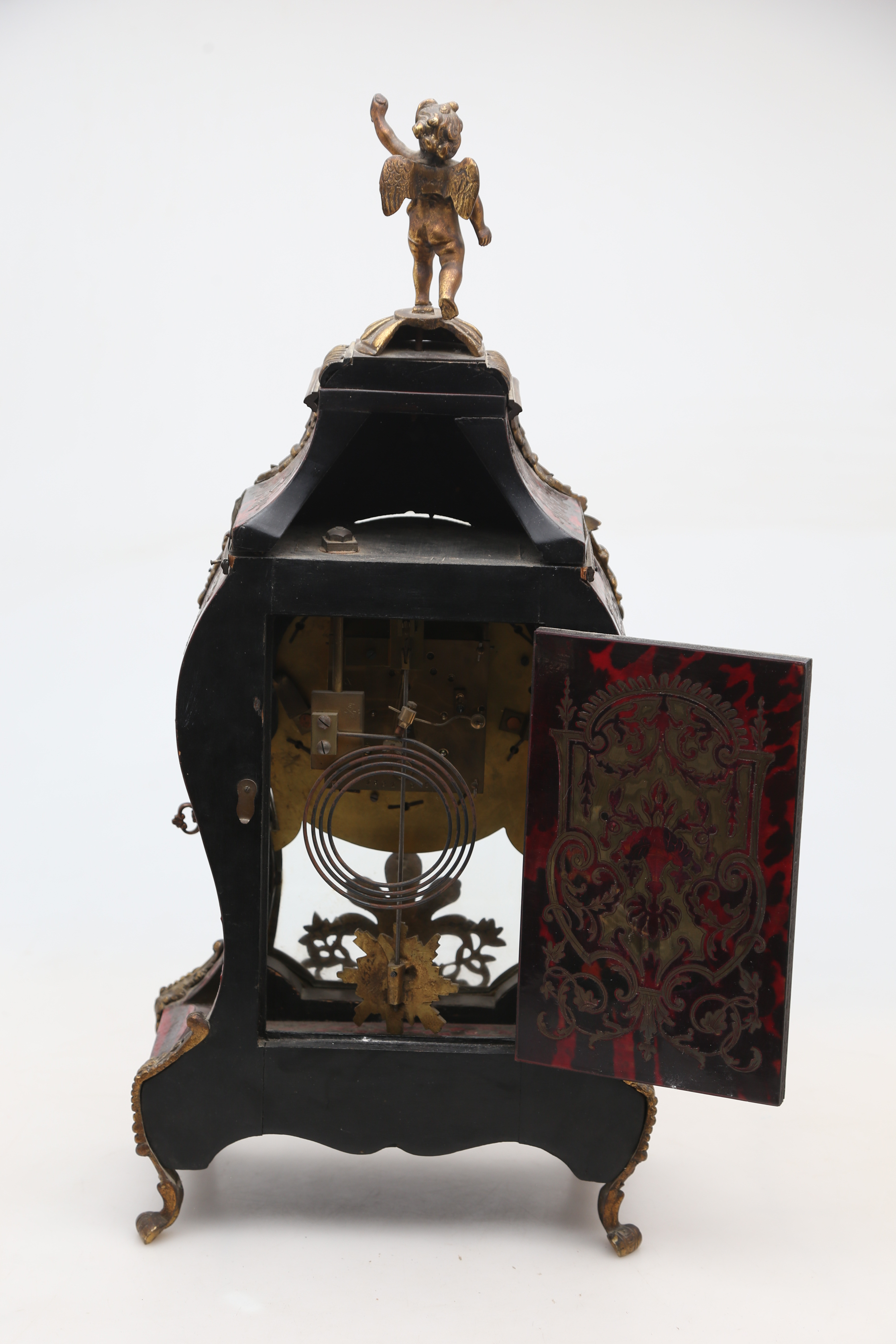 Images for 4161180. Regency style “Boulle” table clock with brass and ...