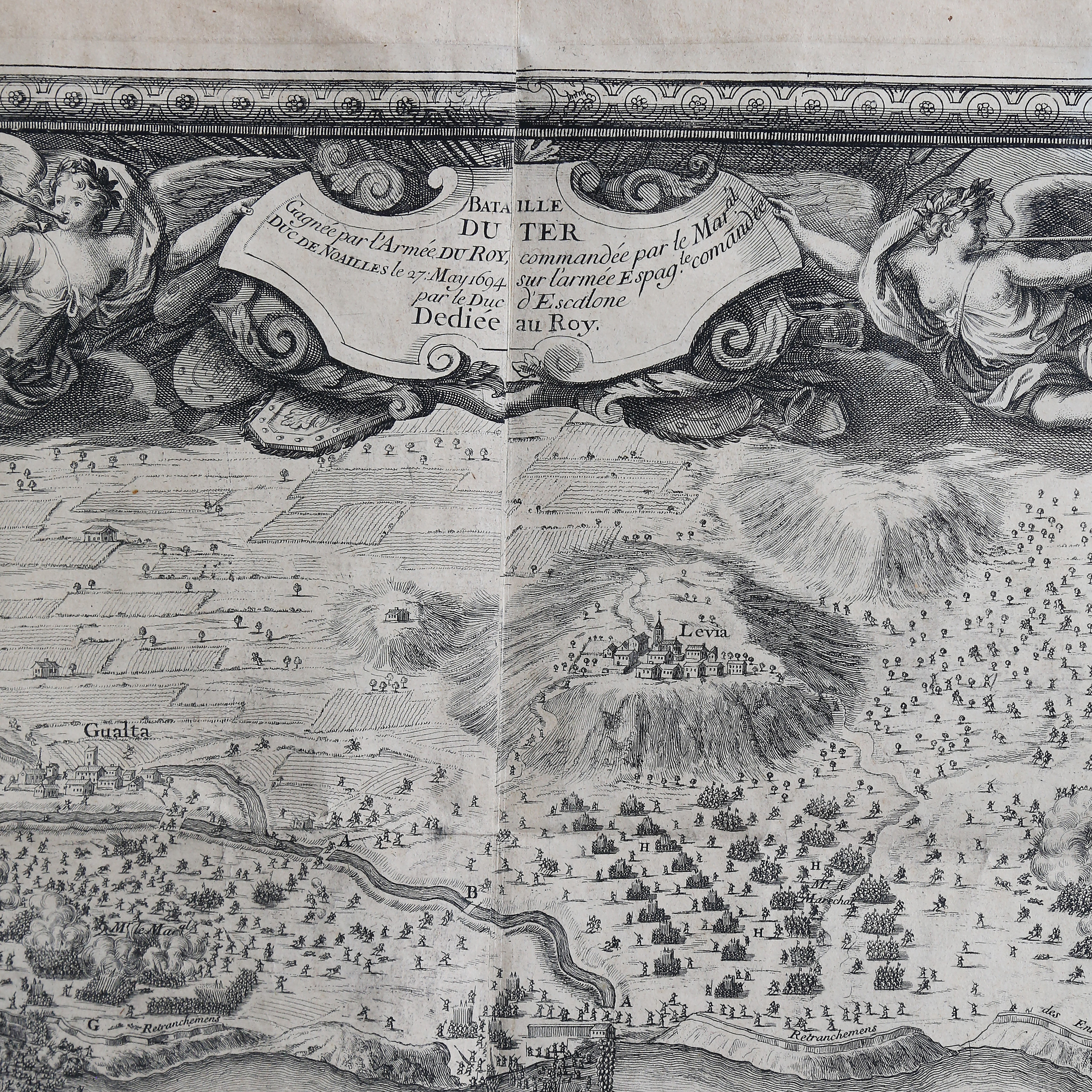 Images for 4161251. “Batalla del Ter”, military map of the battle ...
