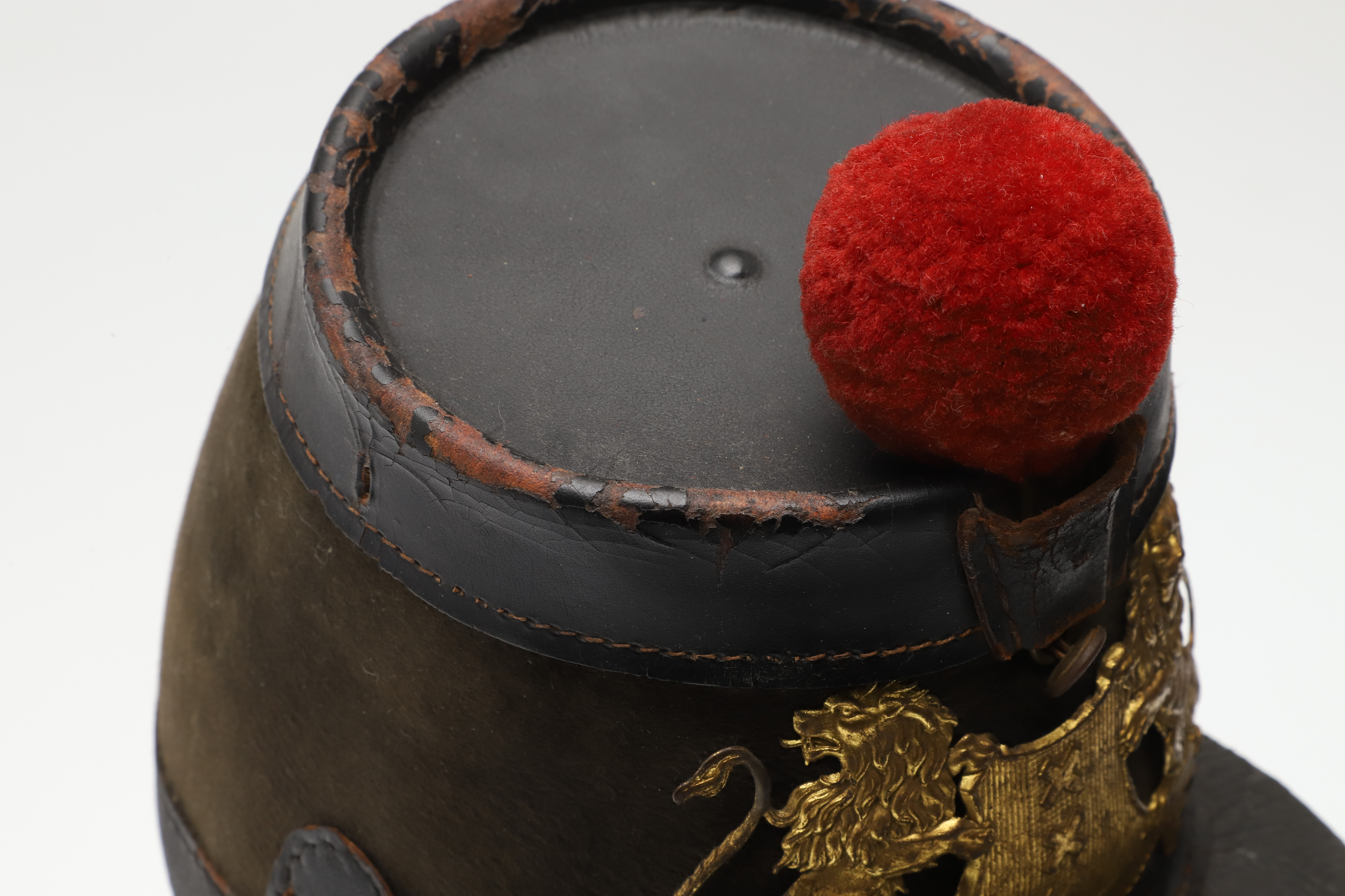 Images for 4170326. A LATE 19TH CENTURY DUTCH POLICE SHAKO. - Auctionet