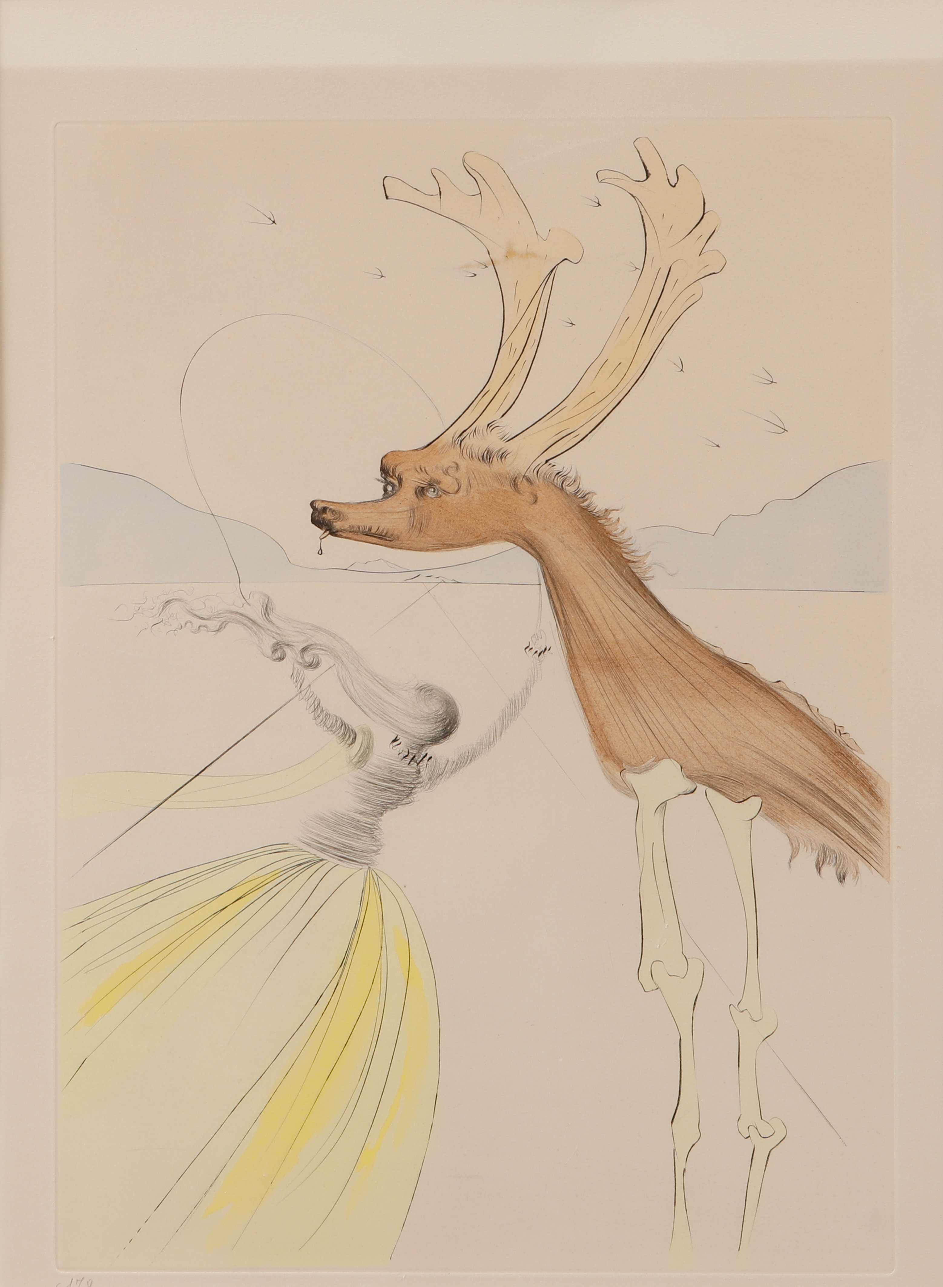 Images for 4192309. SALVADOR DALÍ. “Napthali”, dry-needle etching, from ...