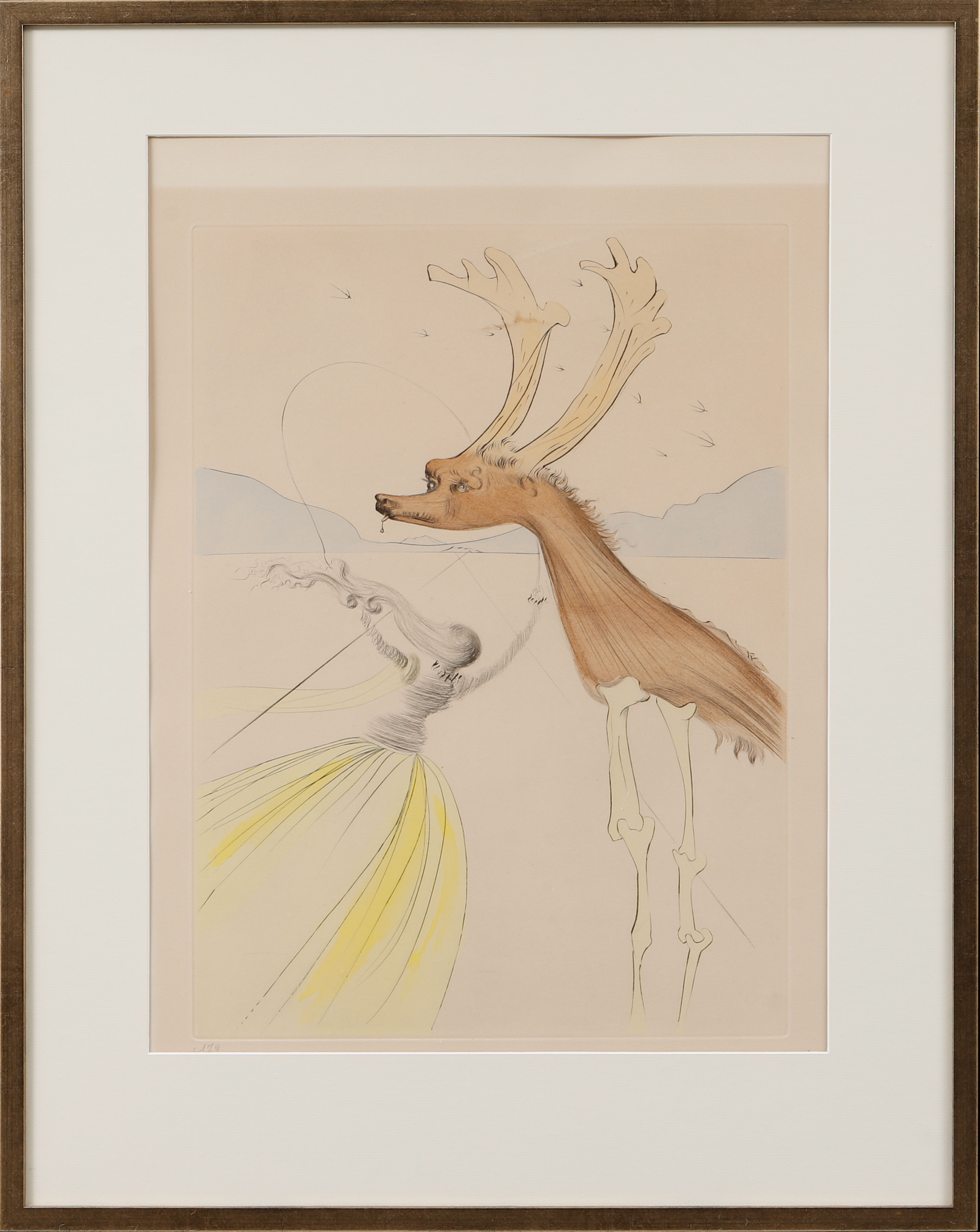 Images for 4192309. SALVADOR DALÍ. “Napthali”, dry-needle etching, from ...