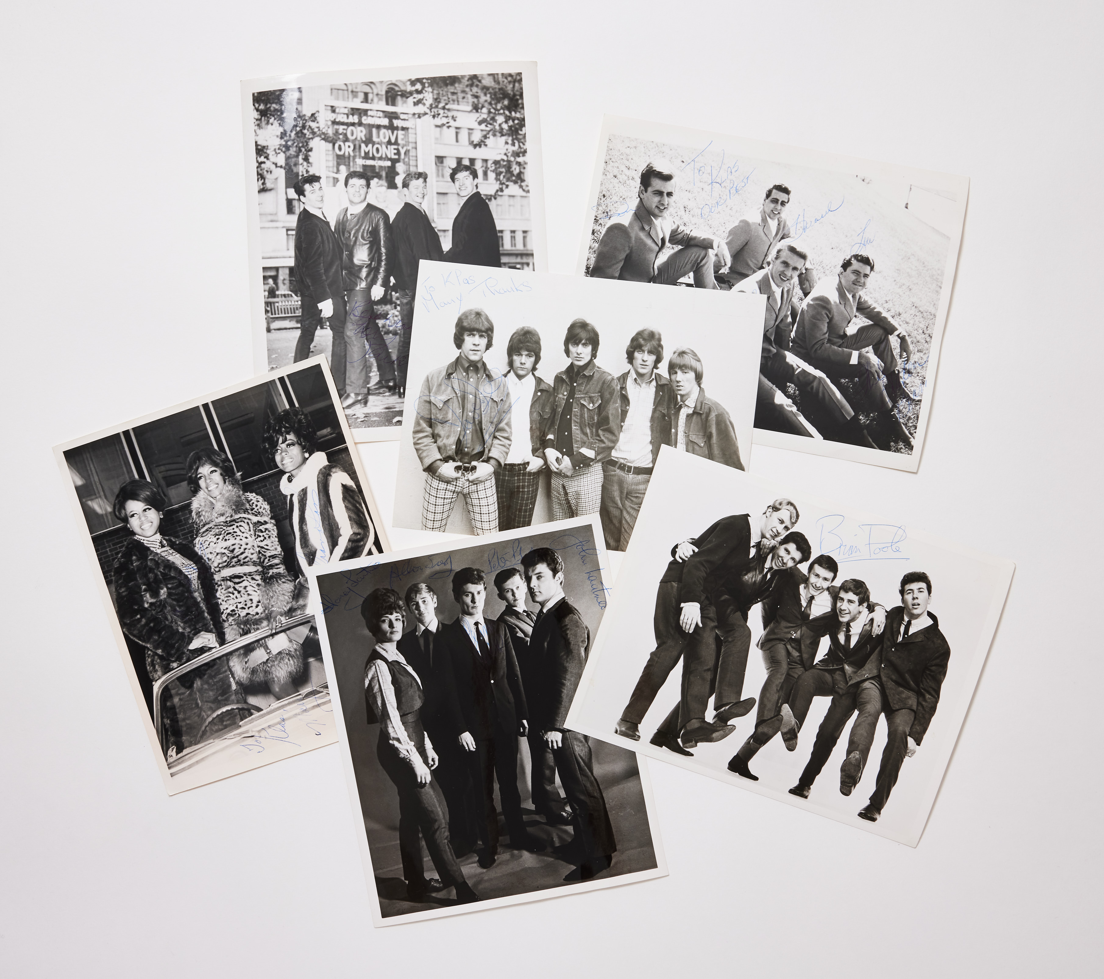 Bilder för 4201444. SIGNERADE PROMOBILDER, 6 stycken, bland annat The ...