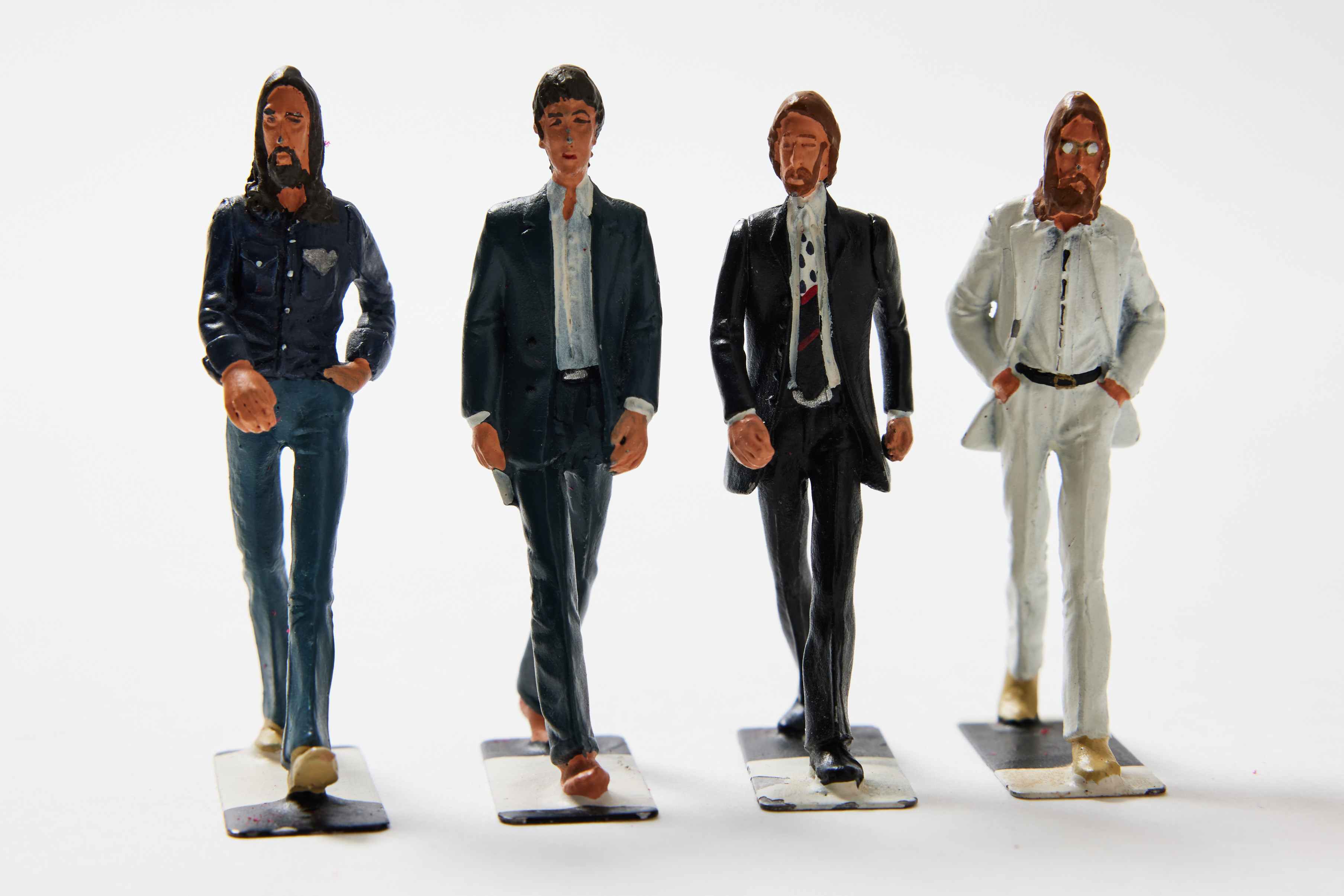 Images for 4207659. THE BEATLES, pewter figures, “Abbey Road 8th August ...