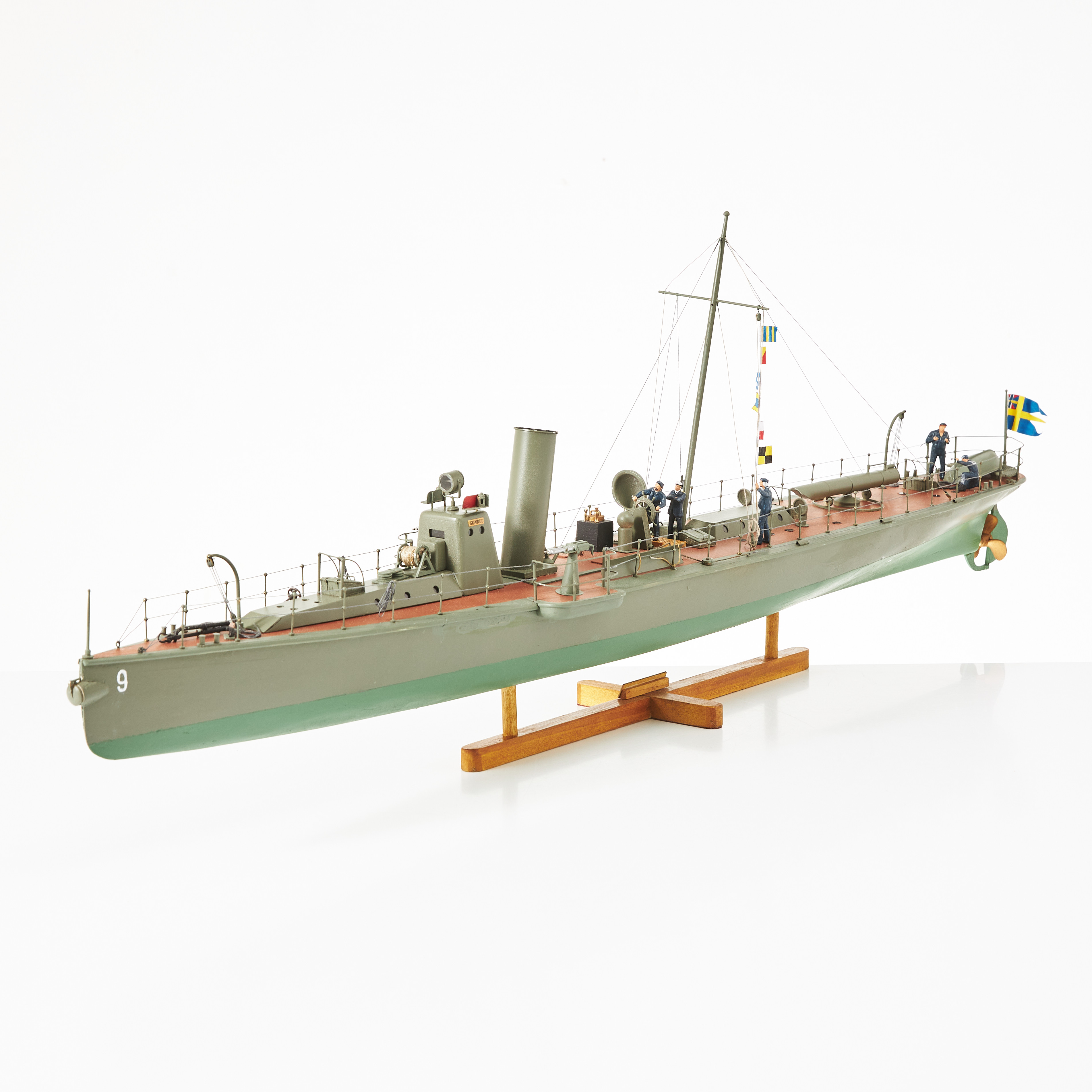 Bilder för 4217384. INGVAR LYCKHAMMAR. Modellbåt, skala 1:50 ...