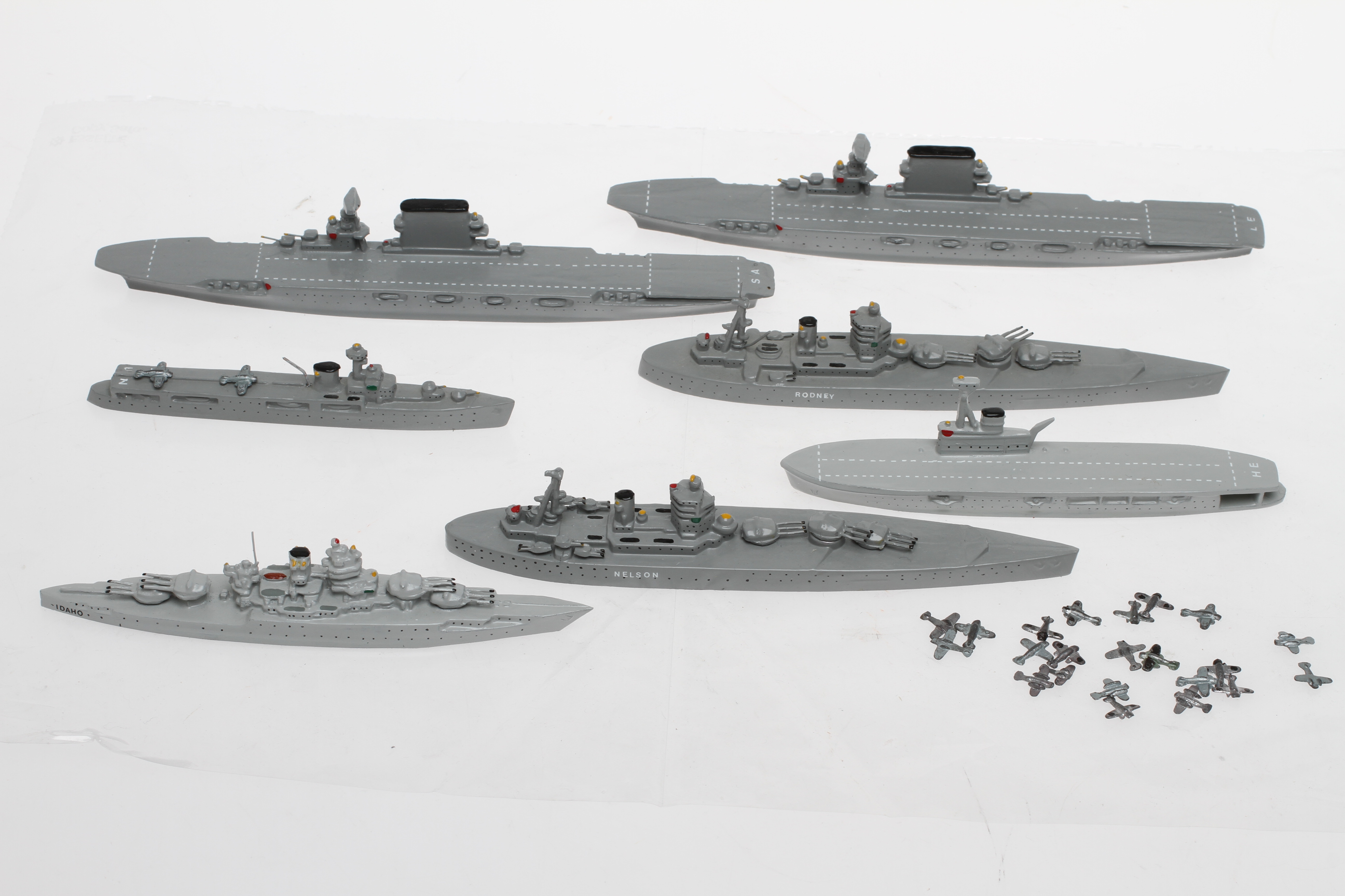 Images for 42179. VESSEL MODELS PILOT / WIKING Warships, 7 pieces and ...