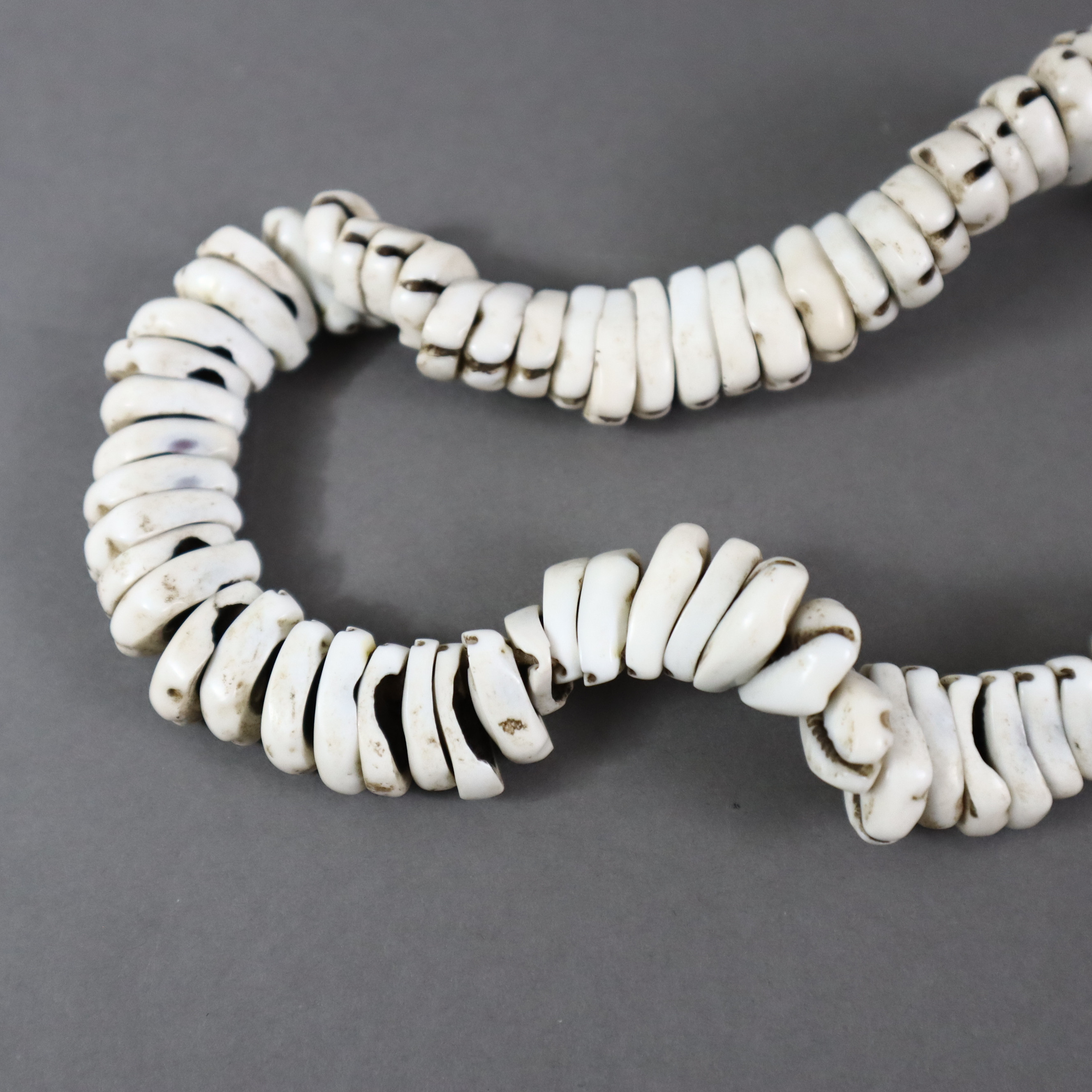 Images for 4220290. THREE HEAVY CLAM CHAINS MADE FROM COWRIE MUSSELS ...