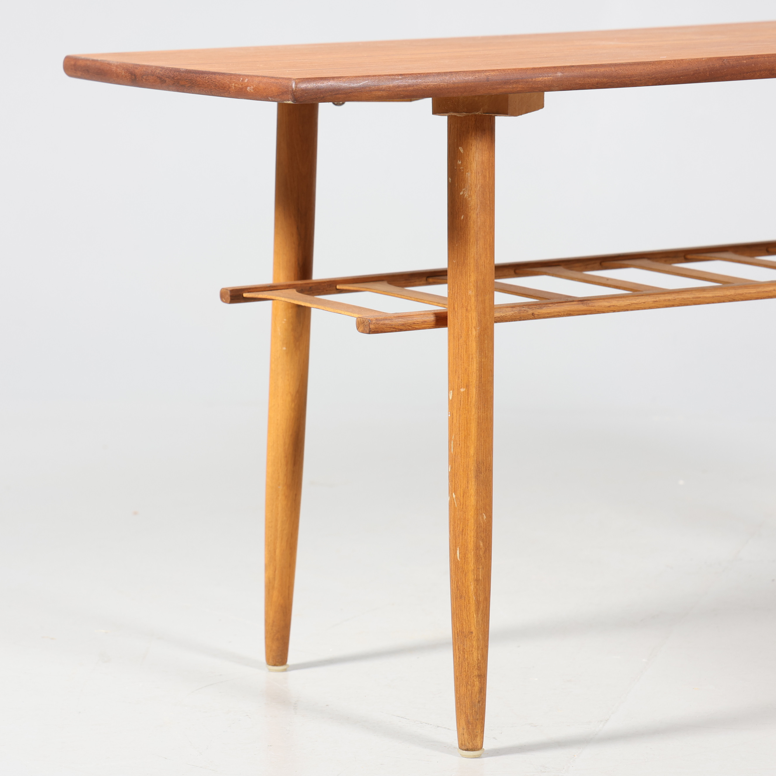 Images for 4224063. COFFEE TABLE with magazine shelf, teak table top ...