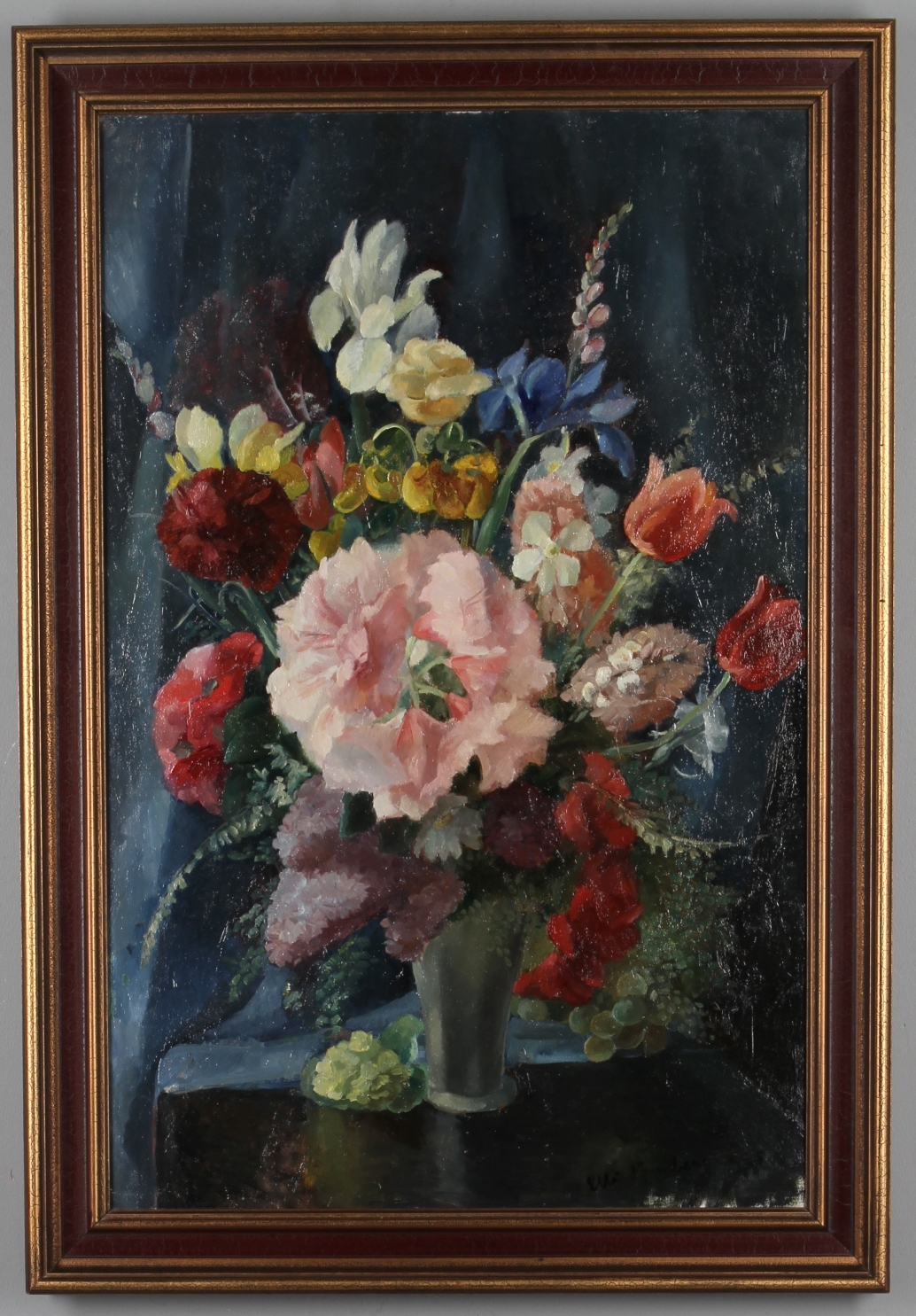 Images for 42493. ELLI HEMBERG. Flower still life, oil on canvas ...