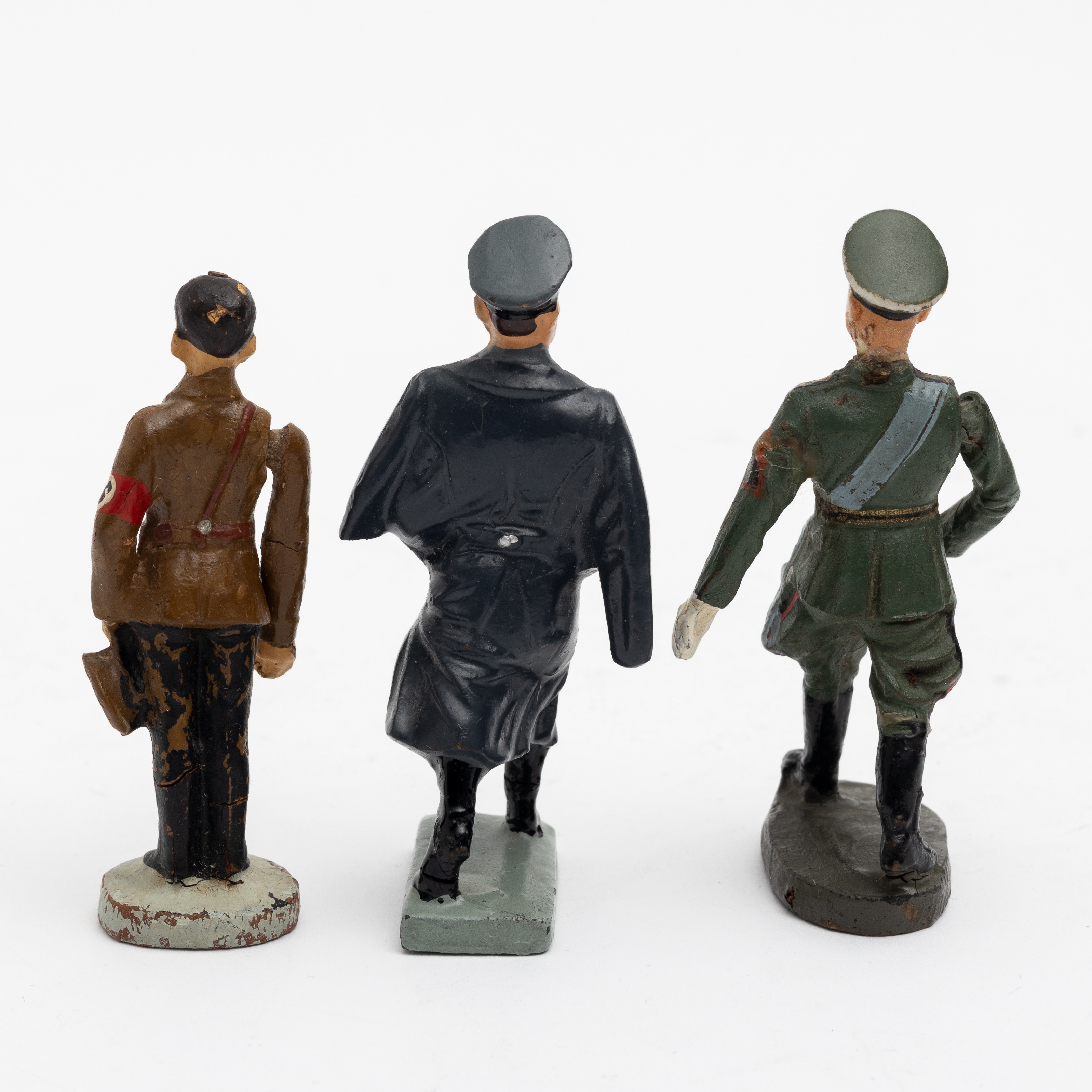 Bilder för 4256255. ELASTOLIN LINEOL 3 st personlighetsfigurer ...