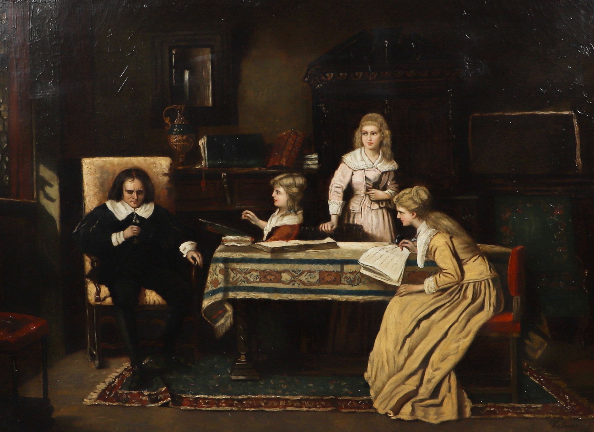 Images for 4263365. AFTER MIHALY MUNKACSY (1844-1900). THE BLIND JOHN ...