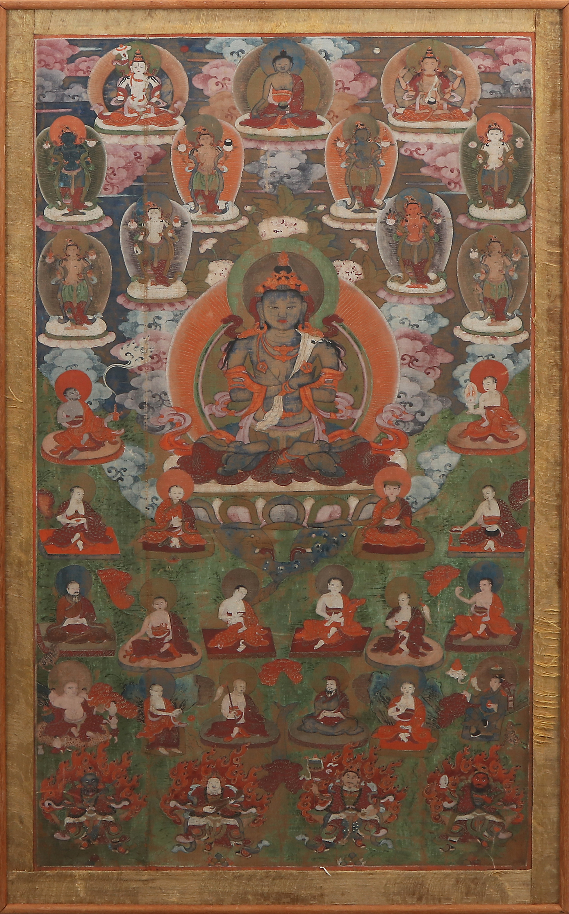 Images for 4271910. THANGKA. Painting on canvas, lined on panel. Motif ...