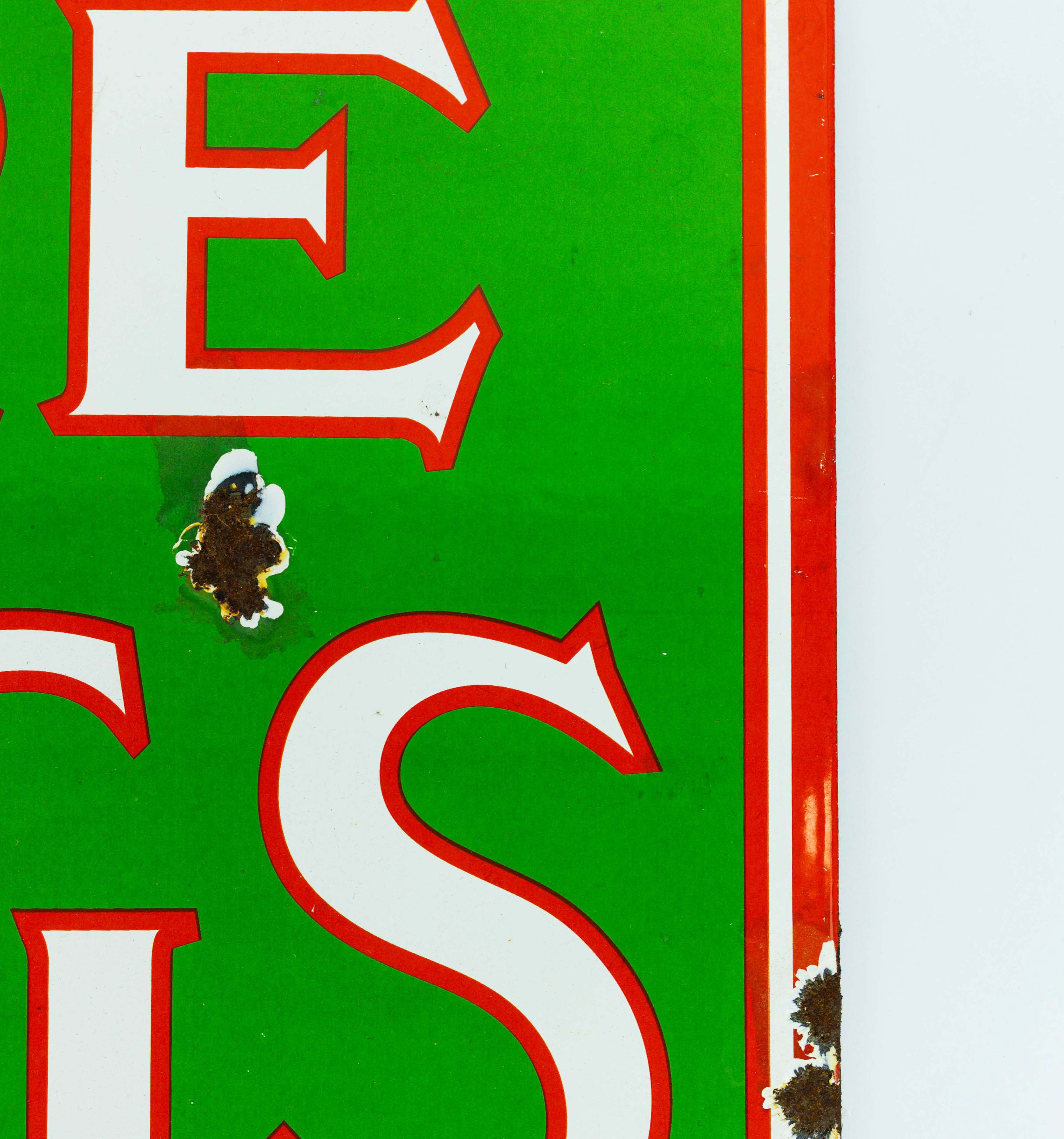 Images for 4289709. A VINTAGE STYLE PURE DRUGS ENAMEL SIGN. - Auctionet