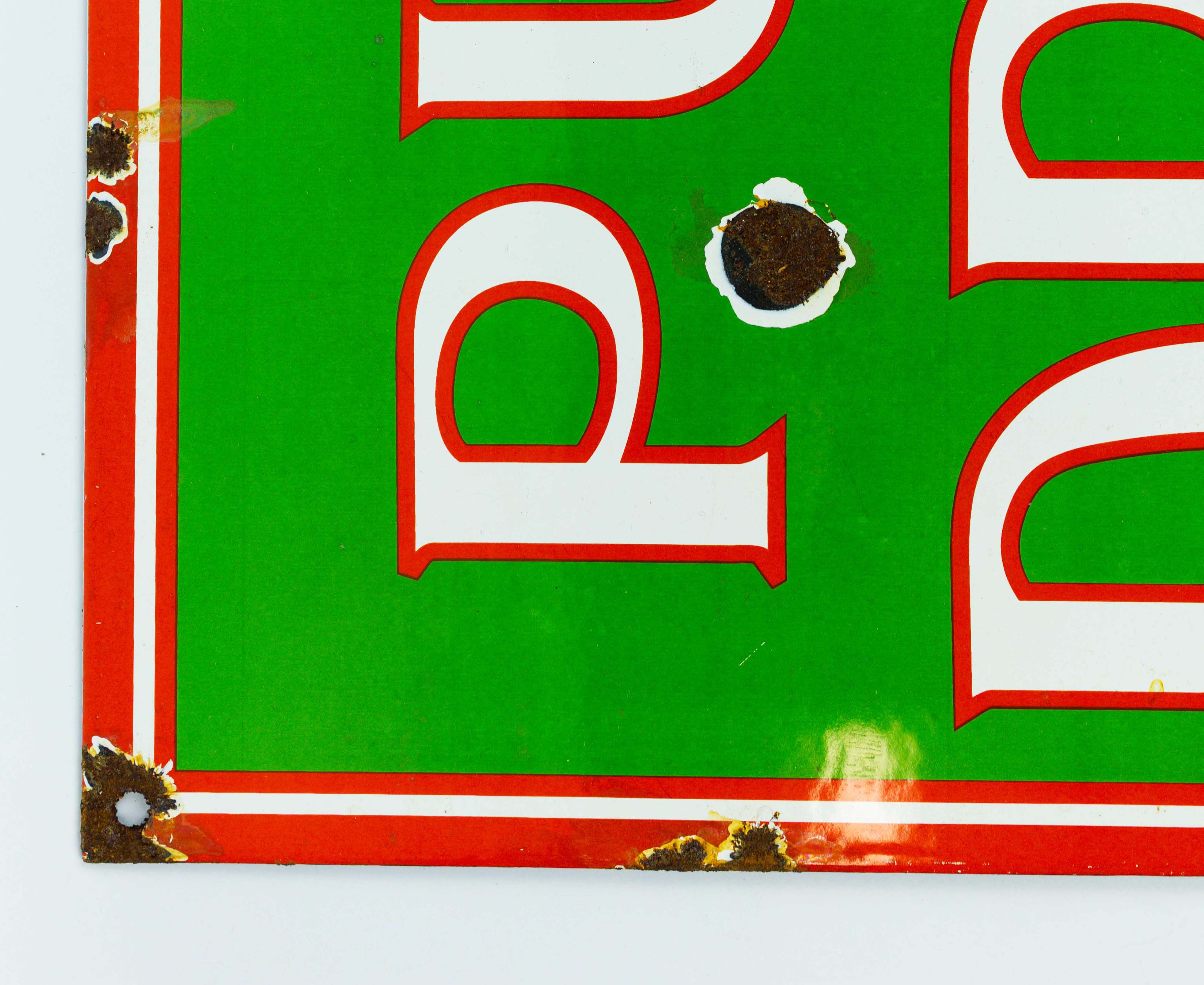 Images for 4289709. A VINTAGE STYLE PURE DRUGS ENAMEL SIGN. - Auctionet