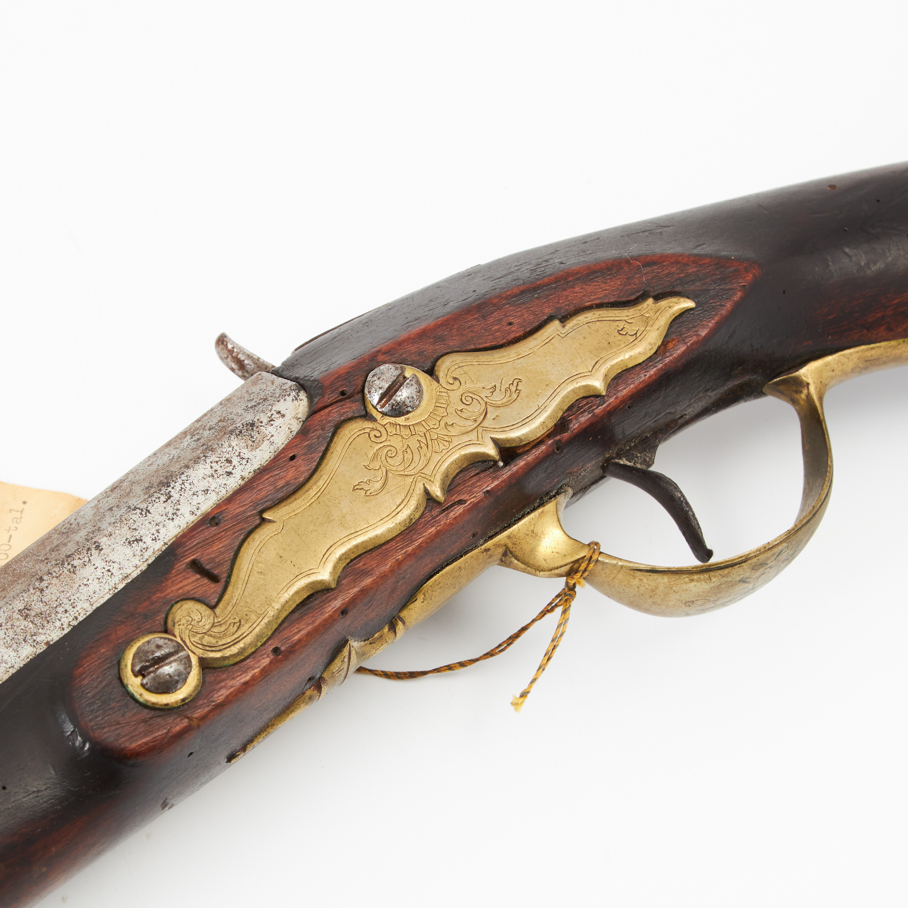 A Swedish flintlock rifle, modified from flintlock, 18th century ...