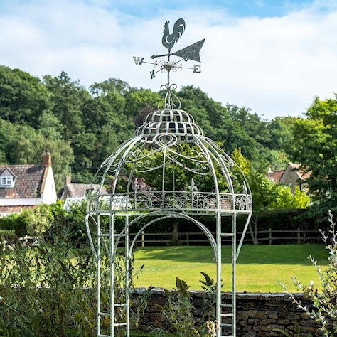 Images for 4299873. AN ITALIAN STYLE GAZEBO WITH WEATHERVANE. - Auctionet