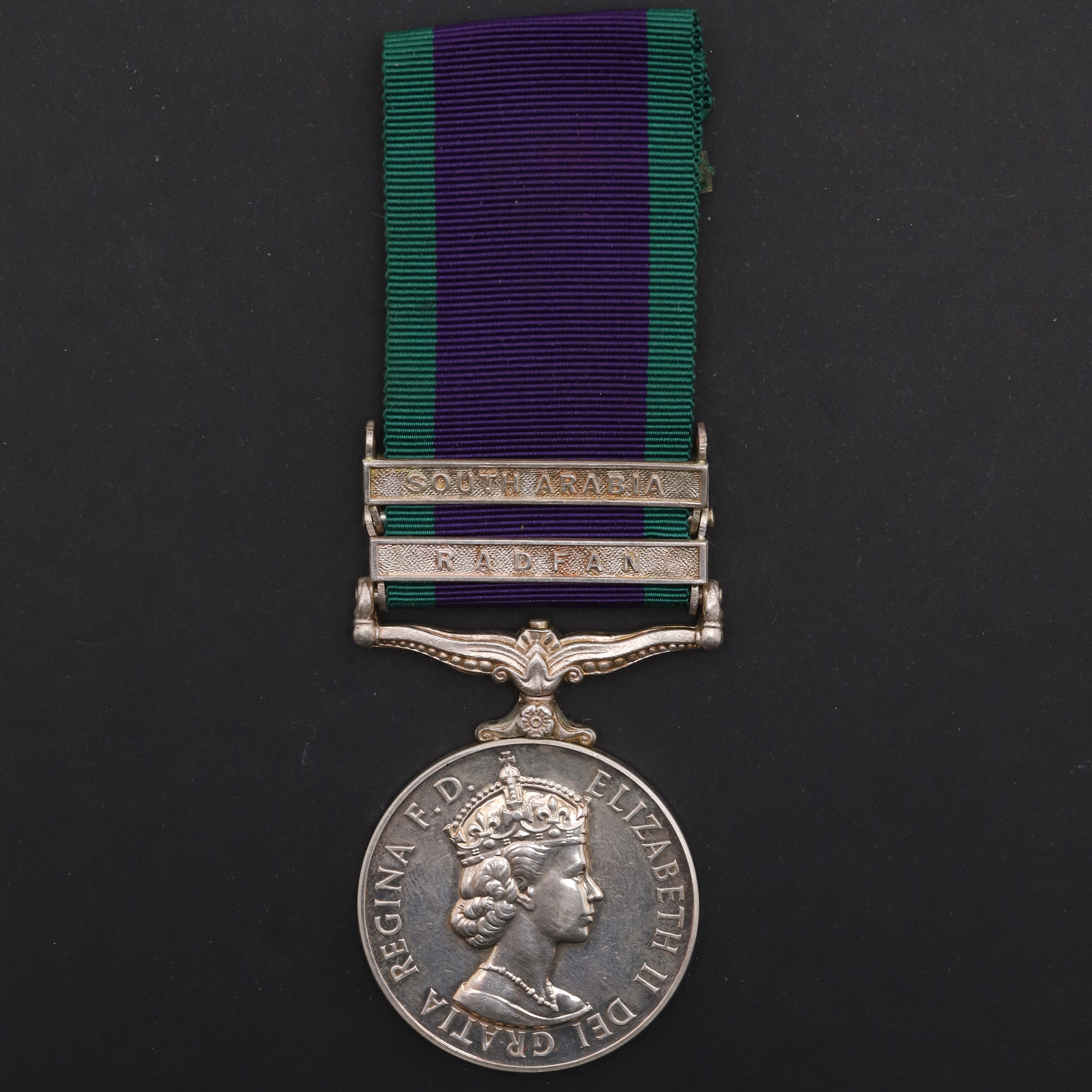 Images for 4305588. A TWO CLASP GENERAL SERVICE MEDAL WITH RADFAN AND ...