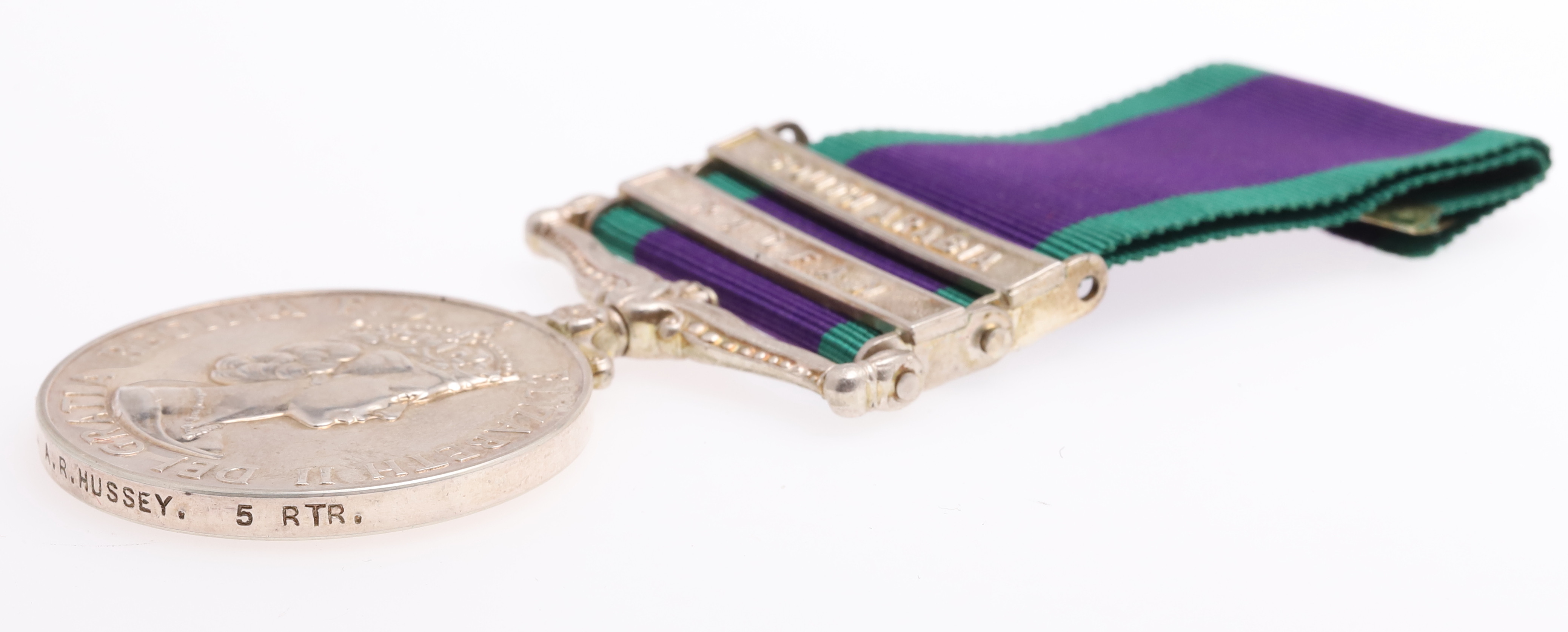 Images for 4305588. A TWO CLASP GENERAL SERVICE MEDAL WITH RADFAN AND ...