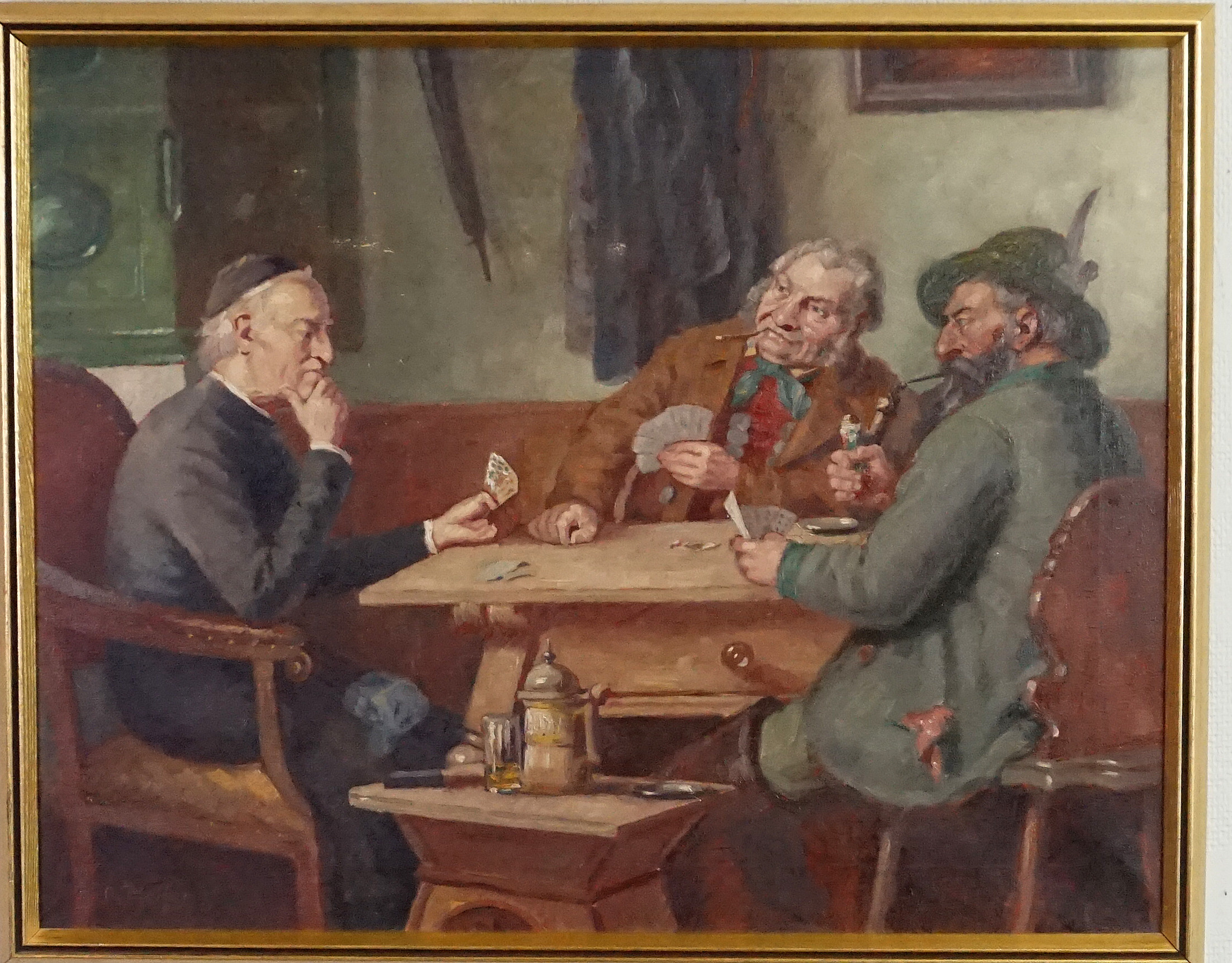 Images for 4319935. UNIDENTIFIED ARTIST, oil on canvas, Men Playing ...