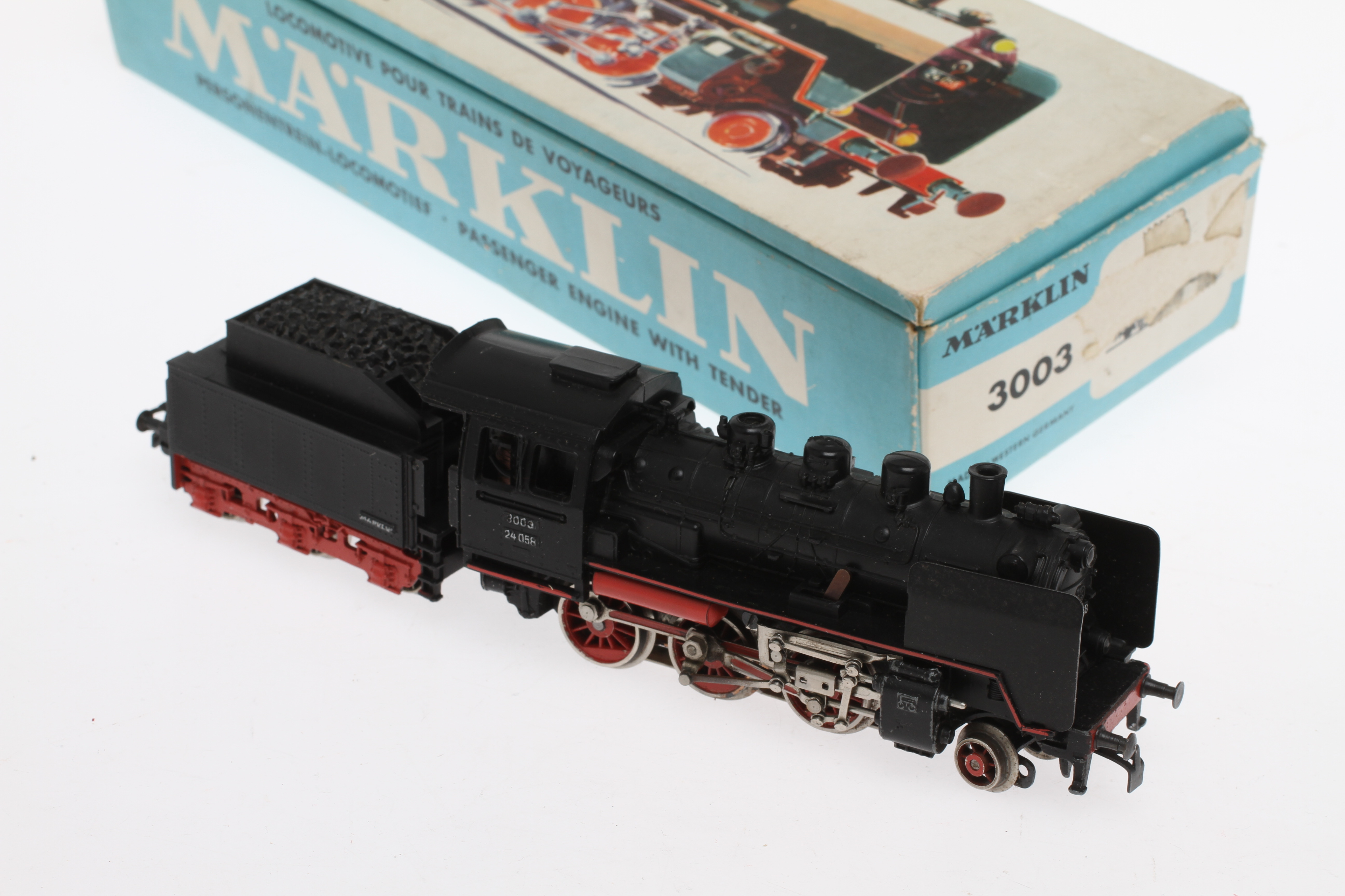 Images for 43340. MODEL TRAIN MÄRKLIN 3003 steam locomotive with tender ...