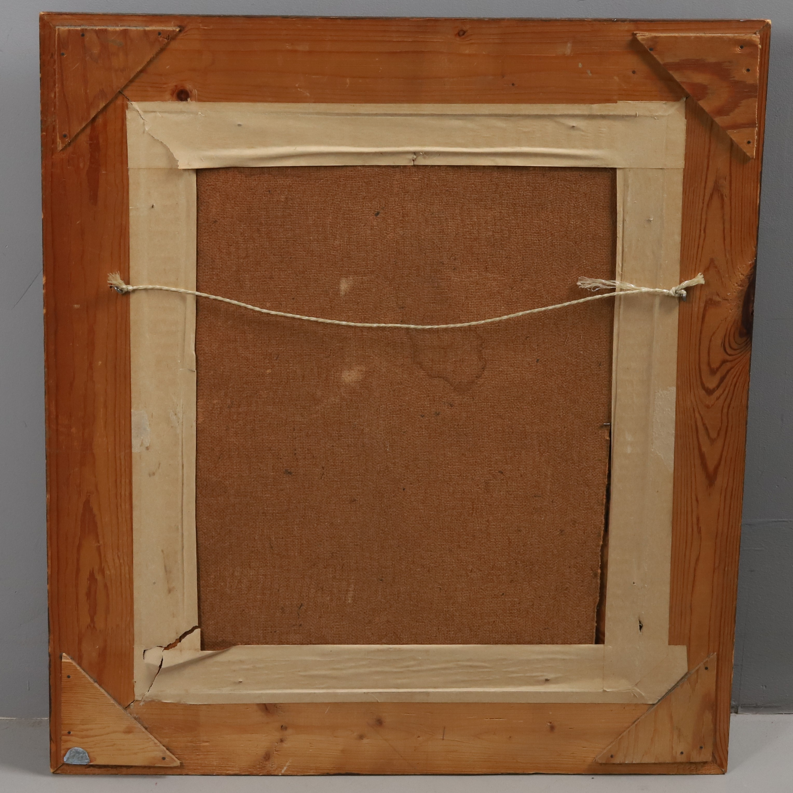 4337207. OTTO CLANK. BACKGAMMON. Öljy levylle, ”Deep Thoughts ...