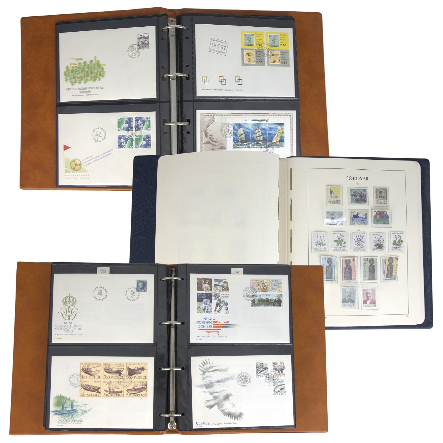 Images for 4353442. Postage stamps, 4 binders, see description, second ...