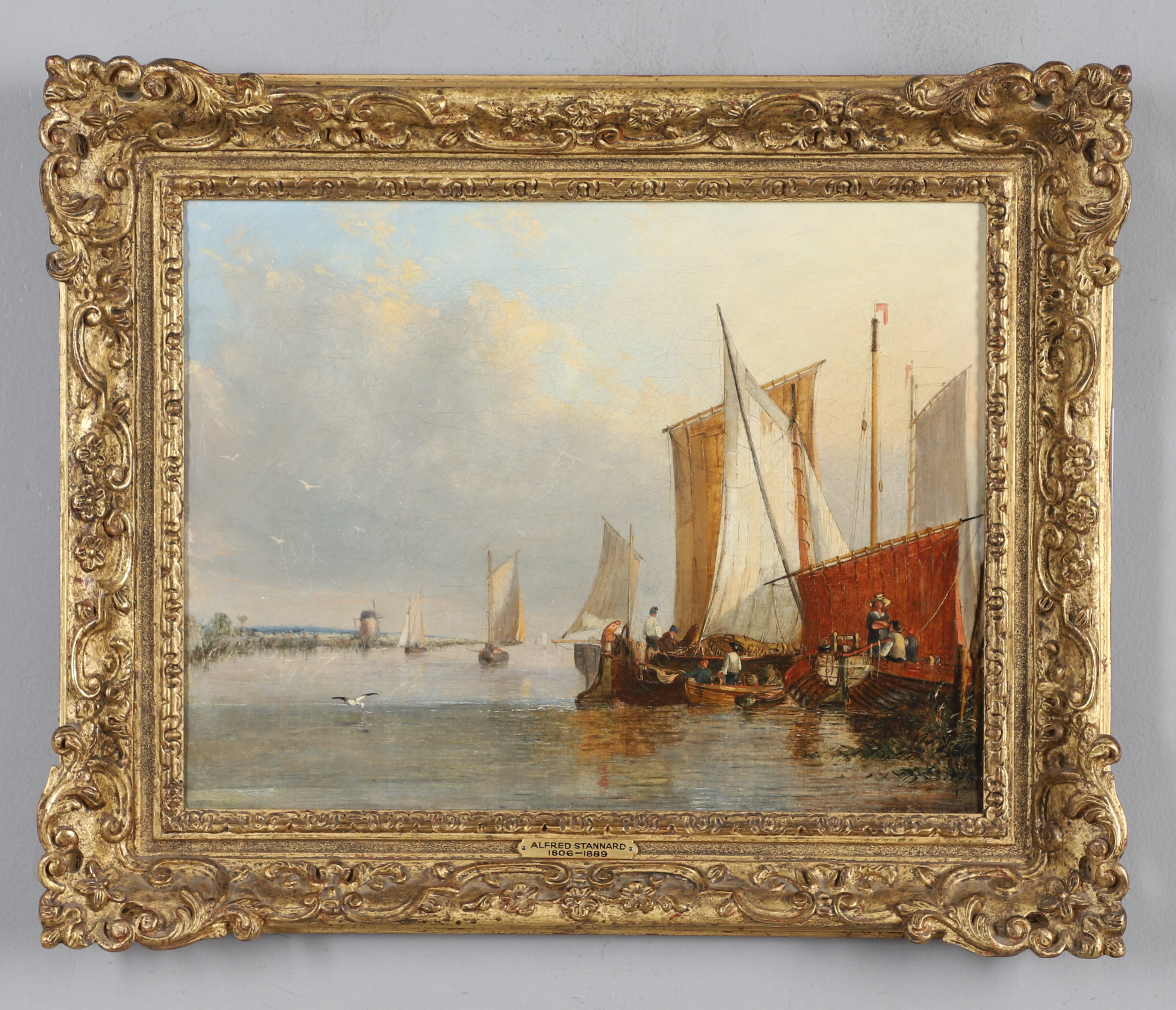 Images for 4359577. ATTRIBUTED TO ALFRED STANNARD (1806-1889). FISHING ...
