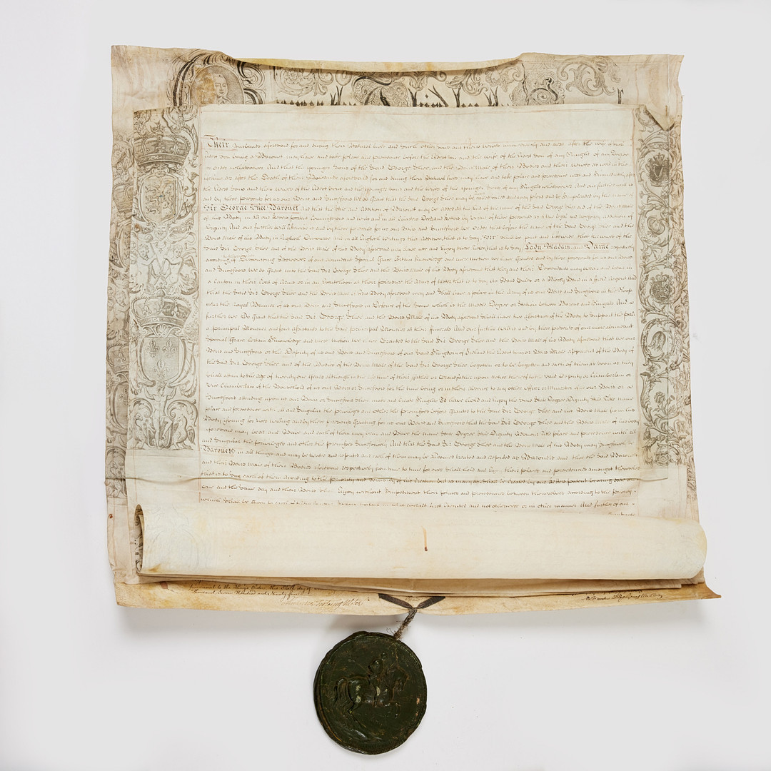 Bilder för 4365000. GEORGE III. LETTERS PATENT FOR GEORGE SHEE AS ...