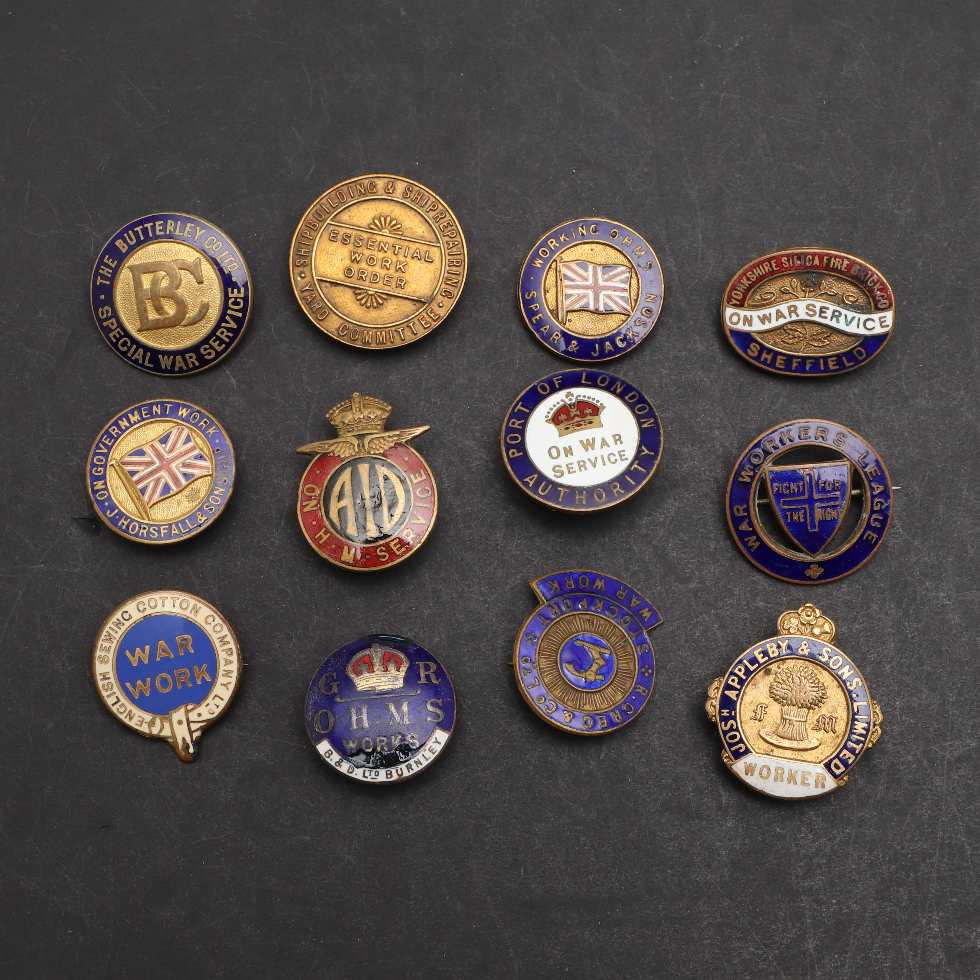 Images for 4379037. A COLLECTION OF FIRST WORLD WAR 'WAR WORK BADGES ...