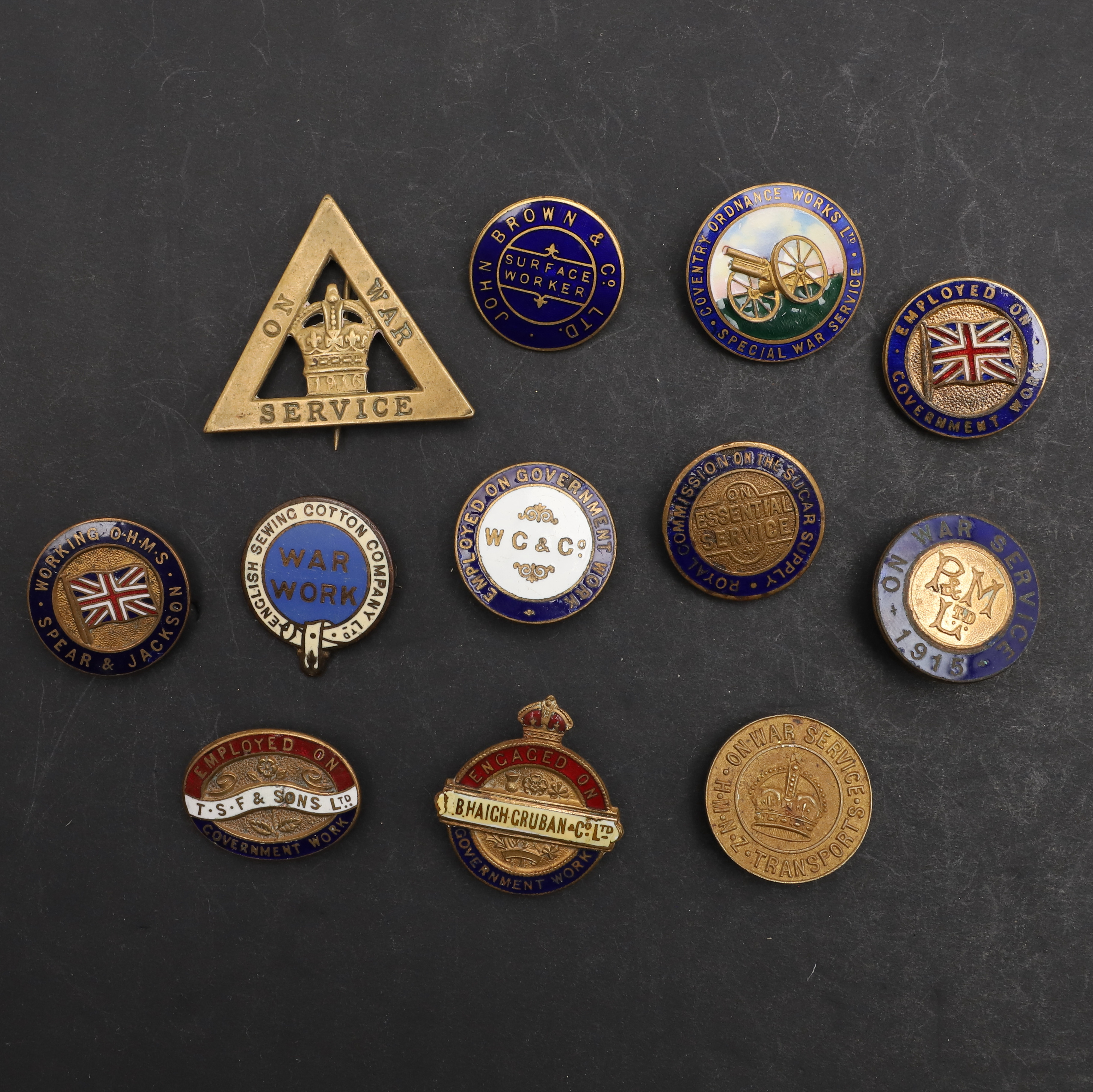 Images for 4382047. A COLLECTION OF FIRST WORLD WAR 'WAR WORK BADGES ...
