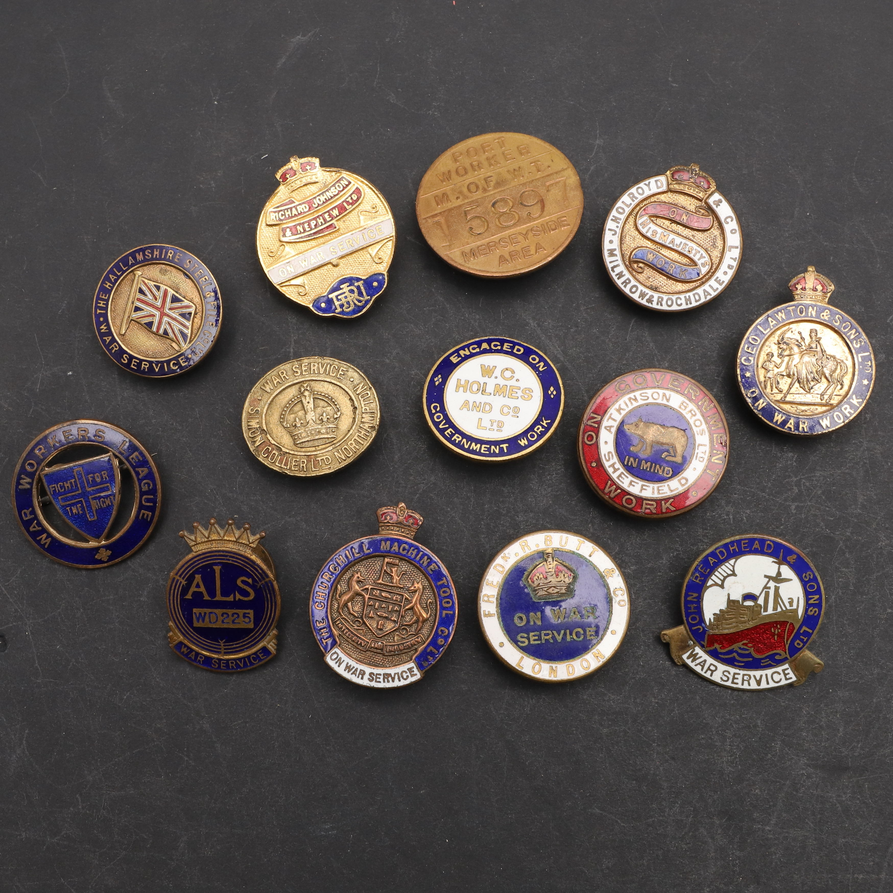 Images for 4382057. A COLLECTION OF FIRST WORLD WAR 'WAR WORK BADGES ...