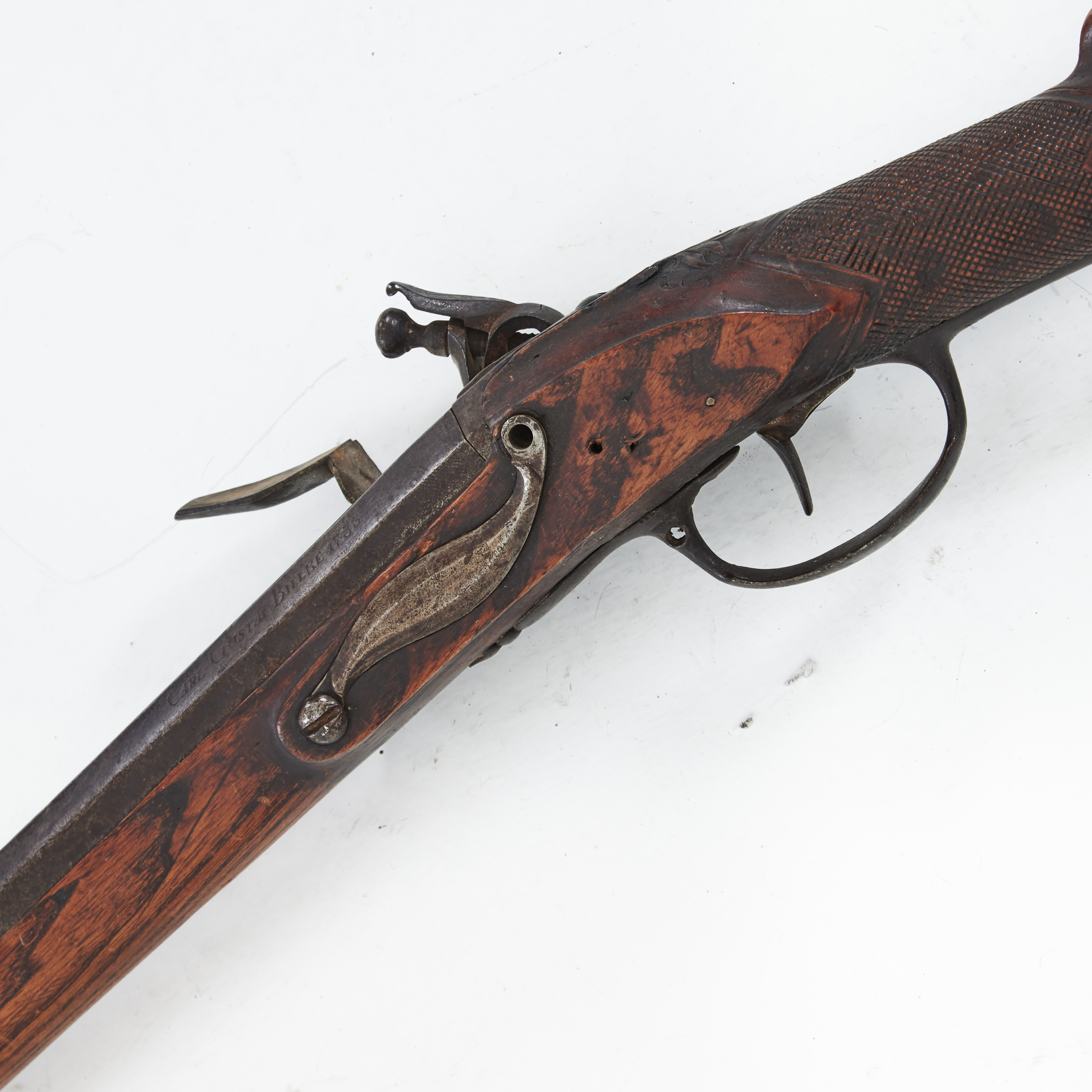Images for 4386461. A 18th-century flintlock rifle, octagonal smooth ...