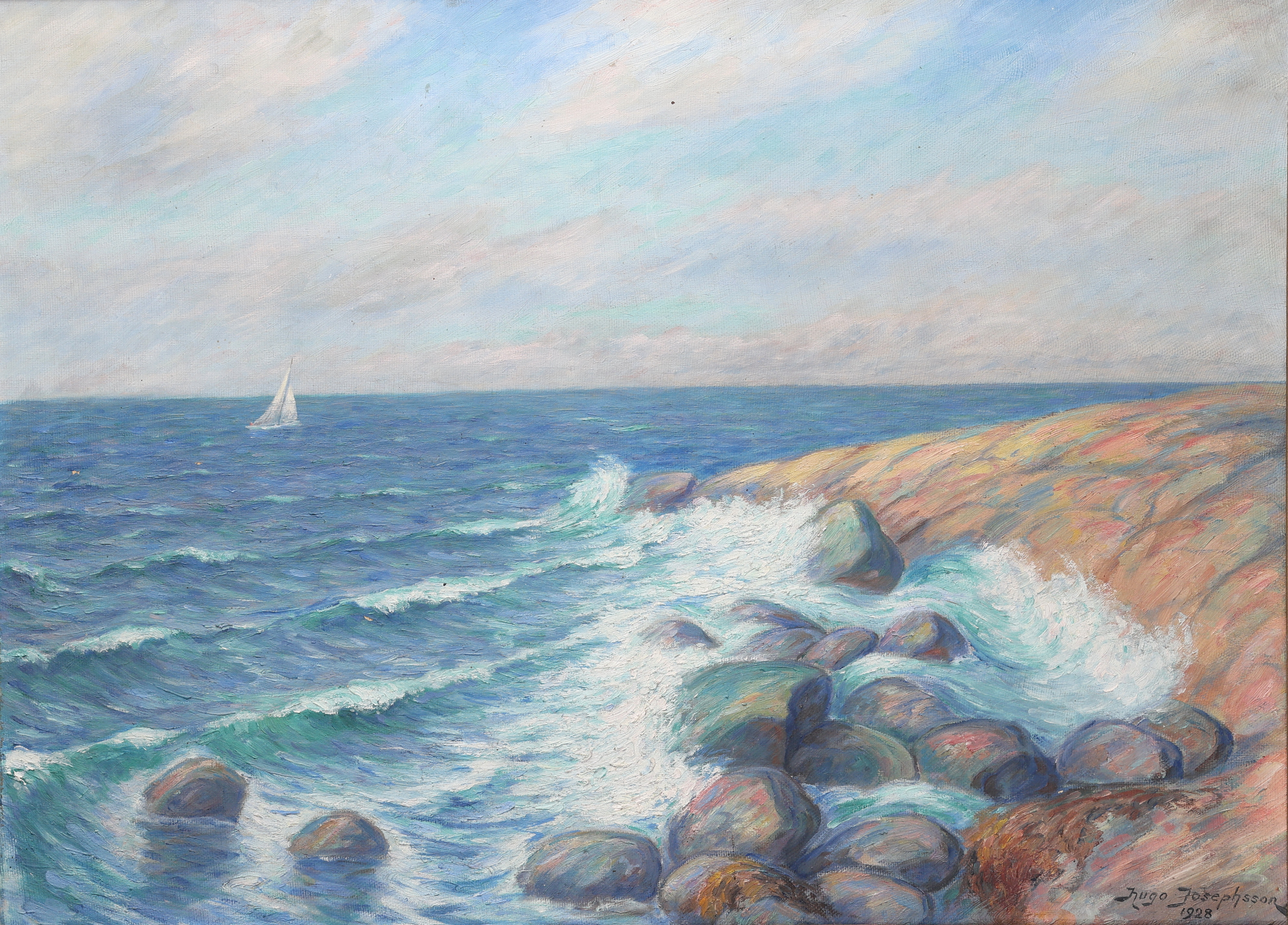 Images for 4388118. HUGO JOSEPHSON. Oil on canvas, signed, dated 1928 ...