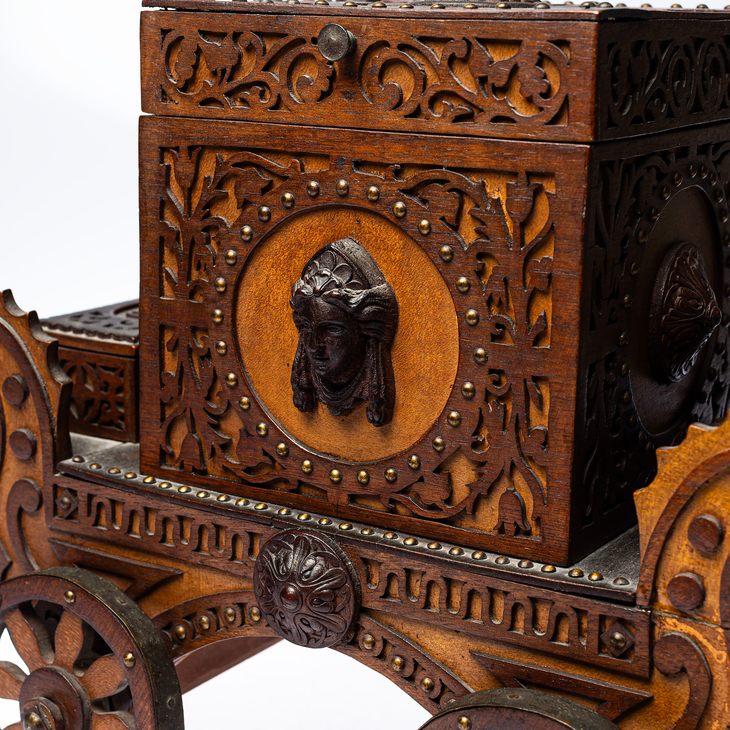 Images for 4408782. CIGAR CART, with decor, storage for ashes and fire ...