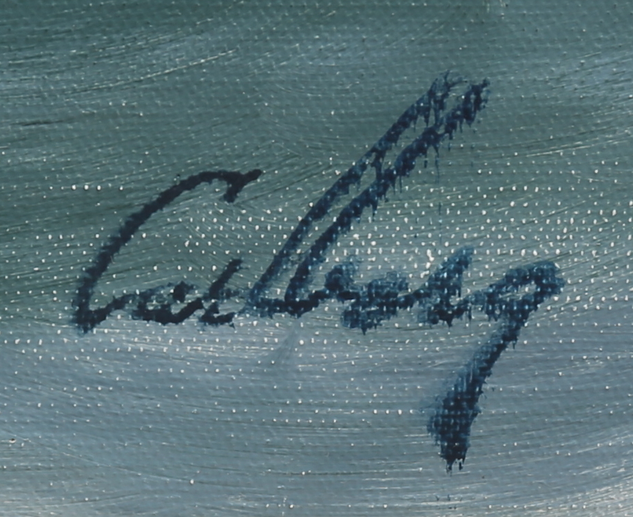 Images for 441541. ERIK CARLBERG. Rocky coast. Oil on canvas, signed ...