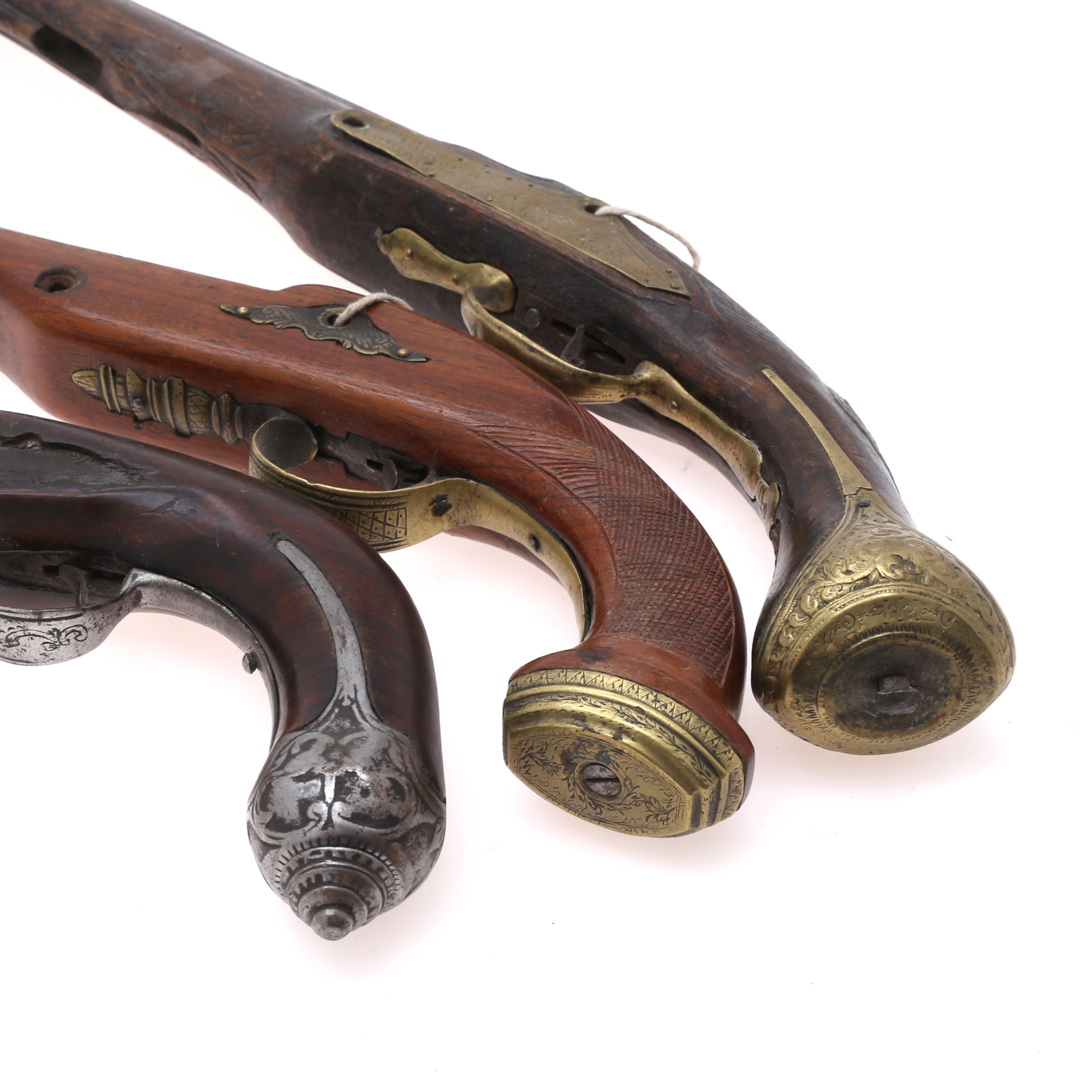 Images for 4421993. A set of three lock guns, not complete, 1700/19th ...