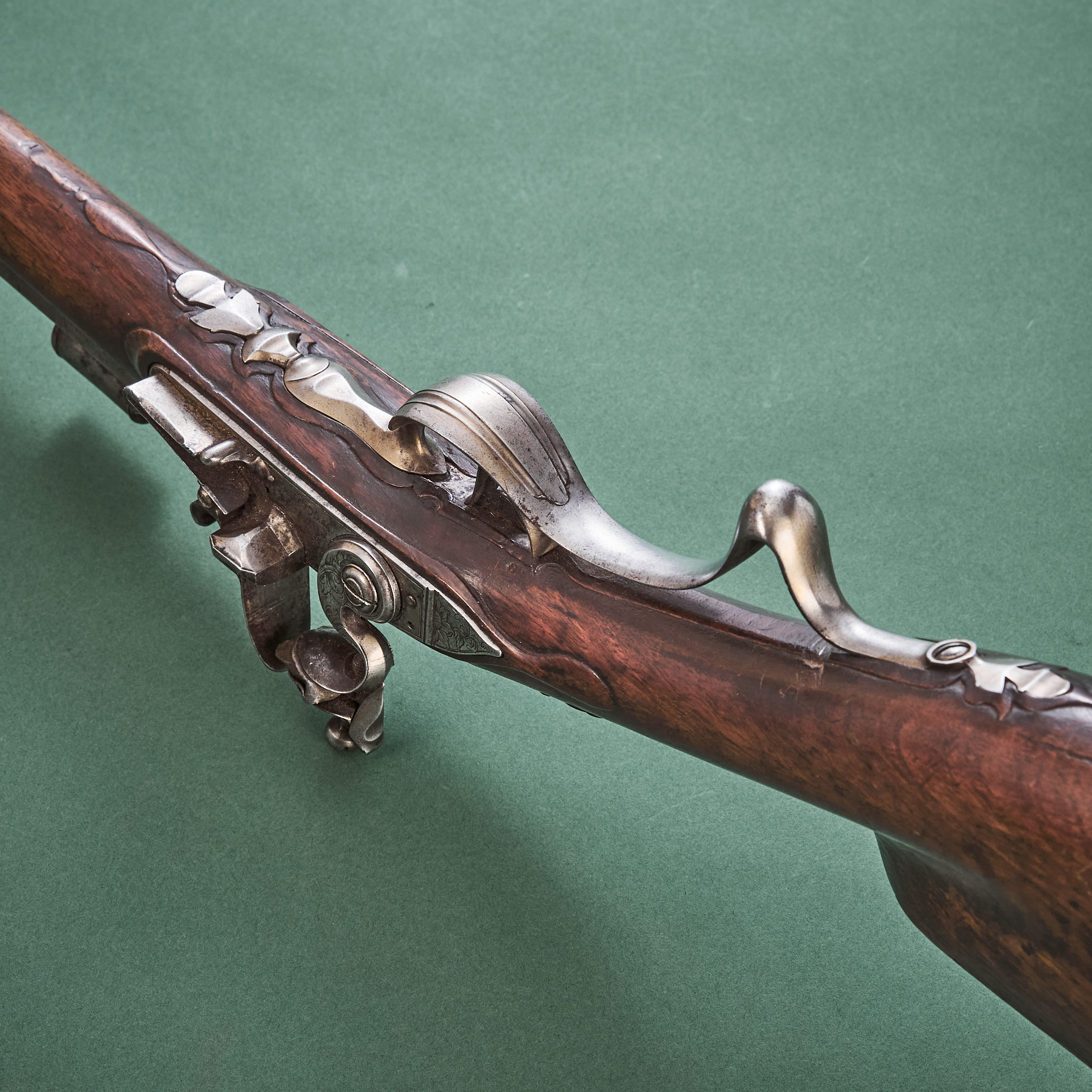 Images for 4429778. A flintlock rifle, Swedish, lock plate signed ...