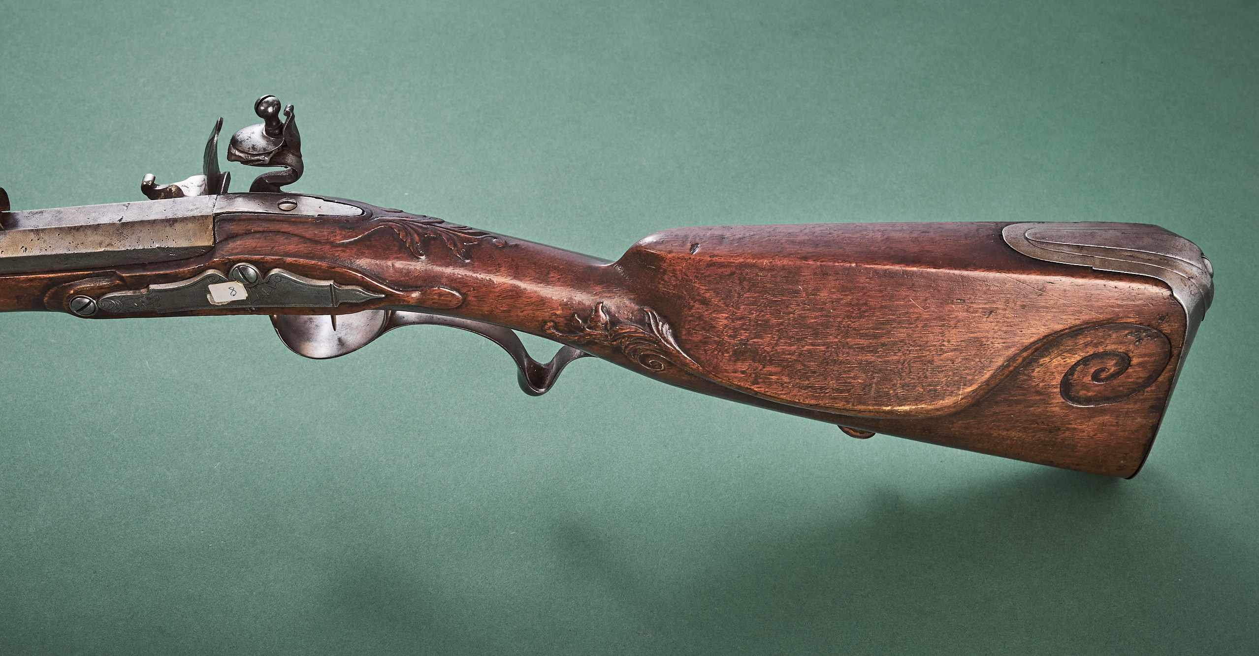 Images for 4429778. A flintlock rifle, Swedish, lock plate signed ...