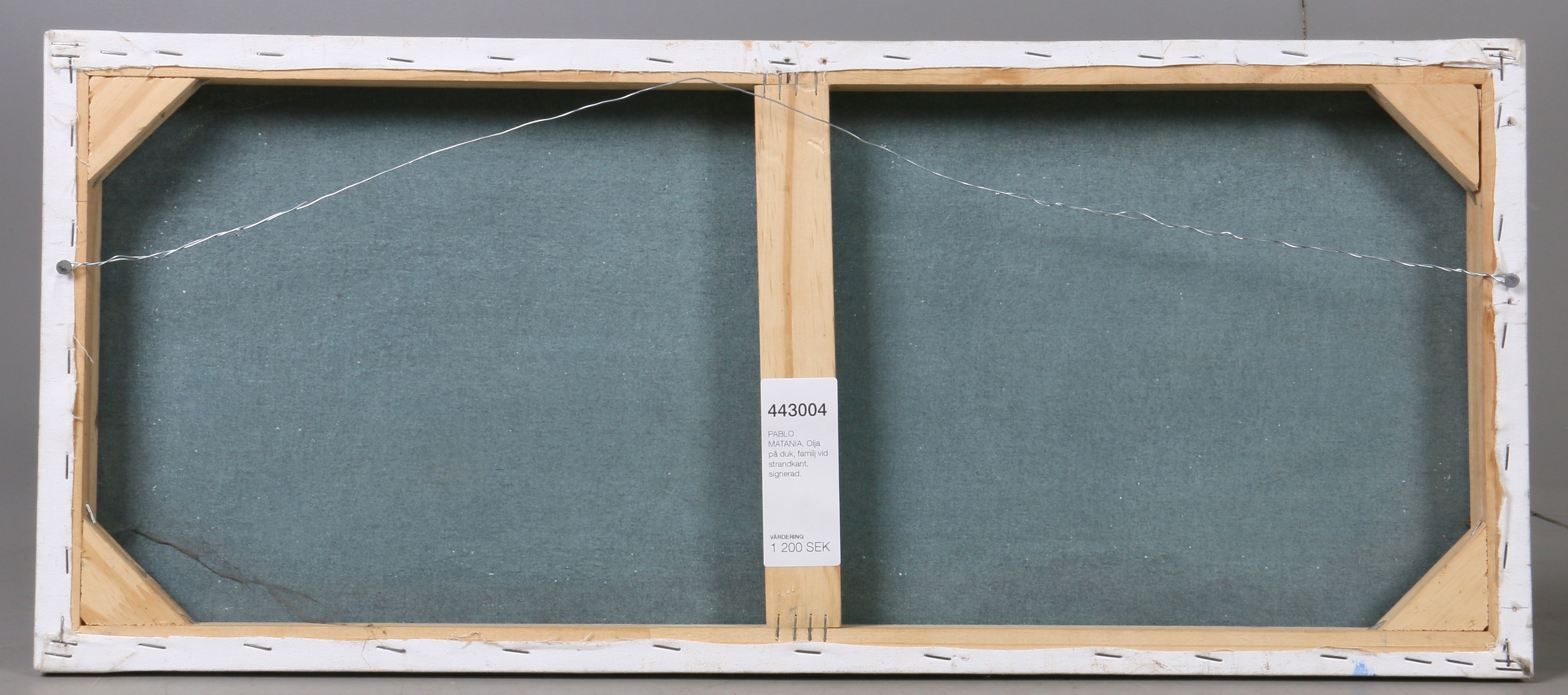 Images for 443004. PABLO MATANIA. Oil on canvas, family by the beach ...