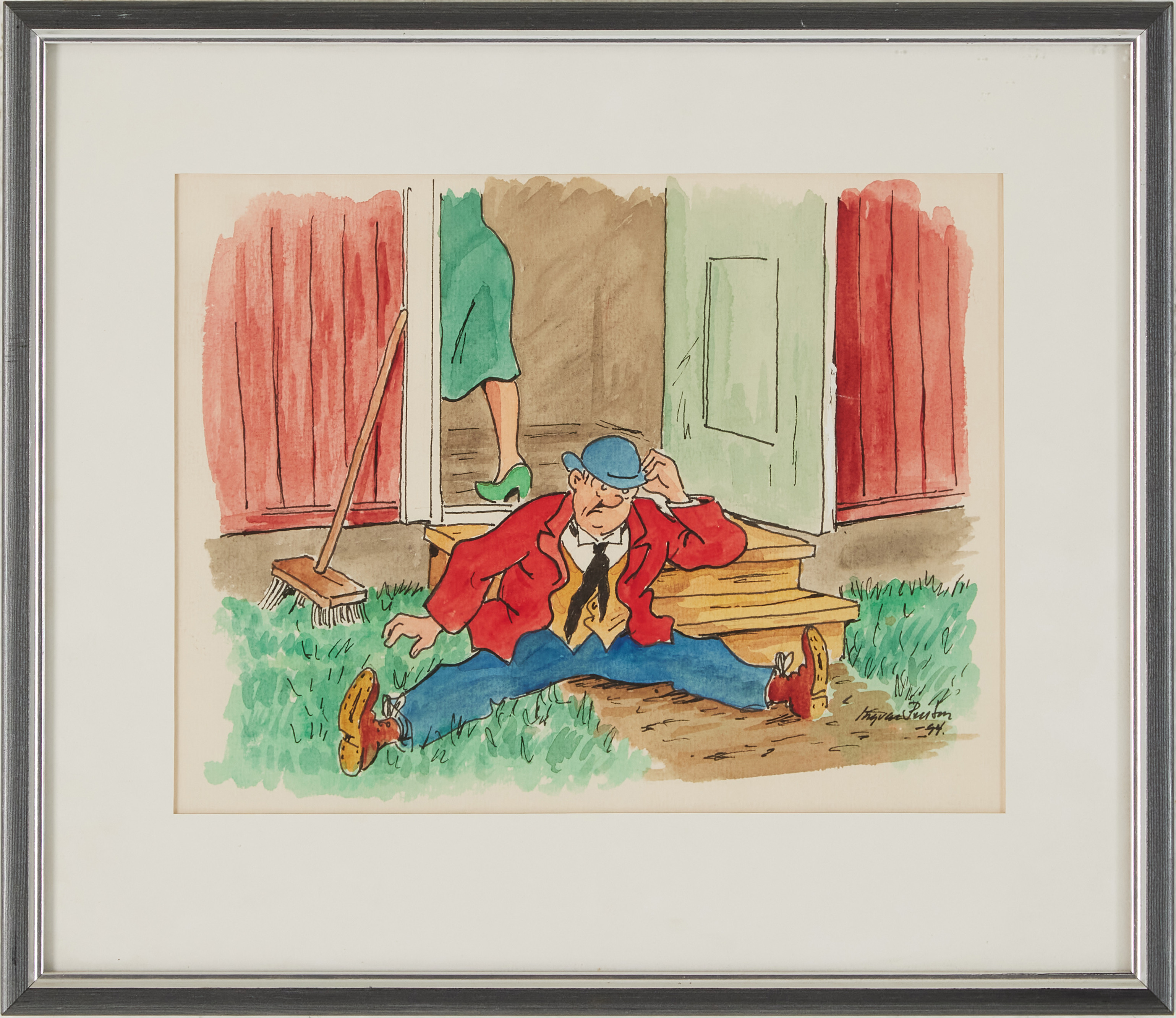 Images for 4431354. INGVAR PERSSON (1930-2015). Cartoon illustration ...