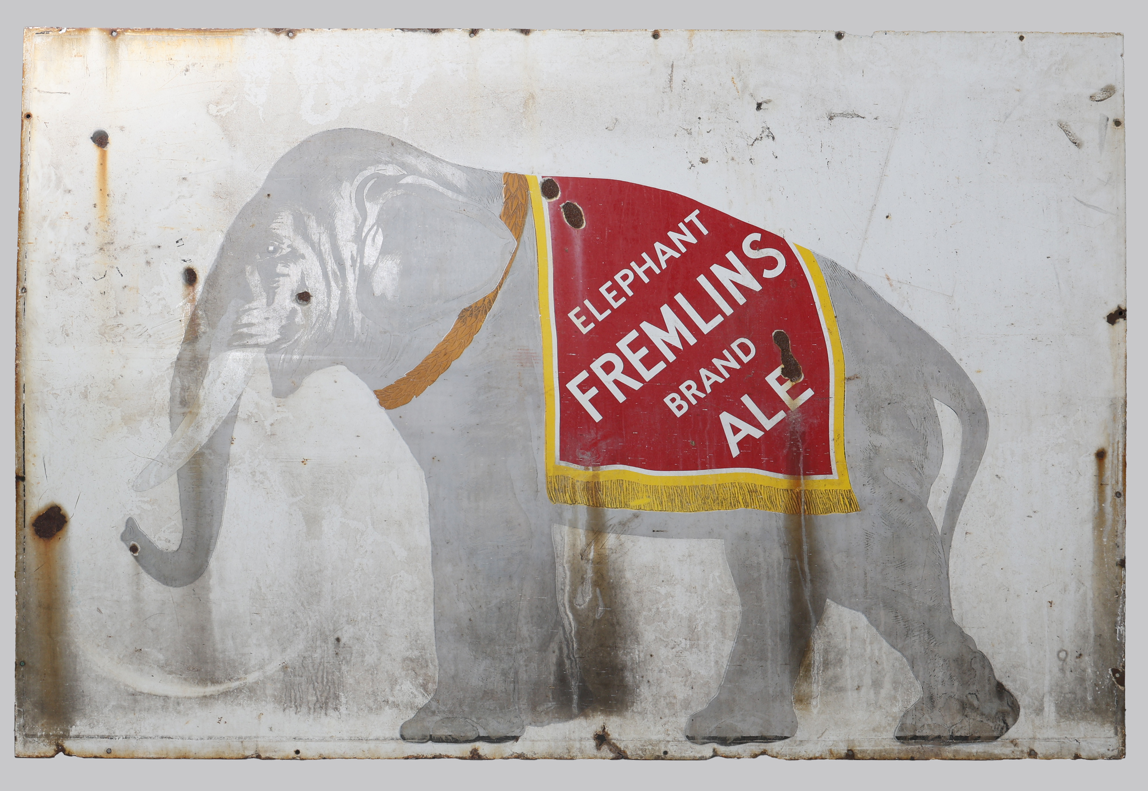 Images for 4438623. A VERY LARGE AND RARE 'ELEPHANT FREMLINS BRAND ALE ...
