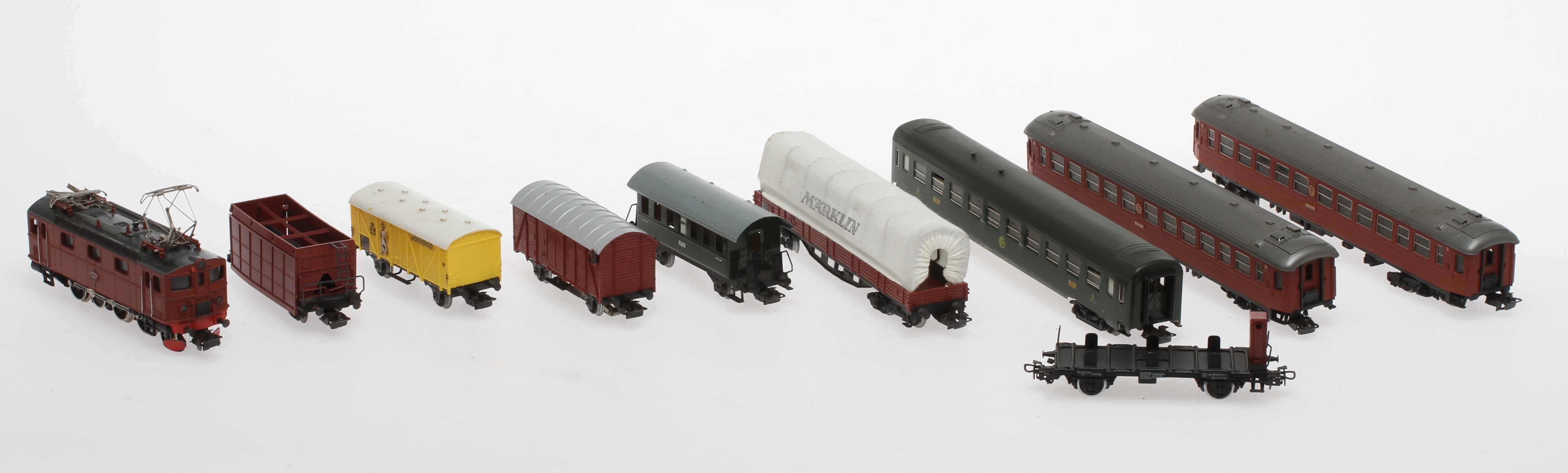 Images for 44517. MODEL TRAIN MÄRKLINSJ's Da-lok 3030, trolleys, rails ...