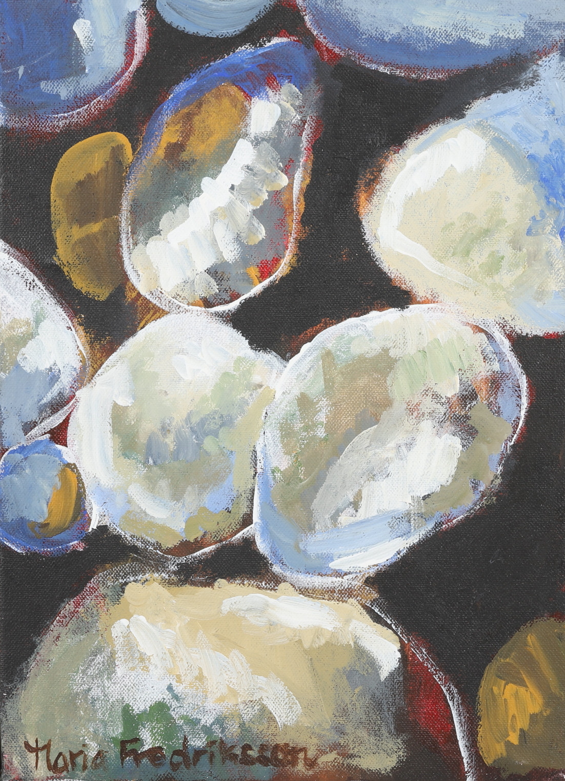 Images for 4459567. MARIA FREDRIKSSON. 2 oils one on panel and one ...