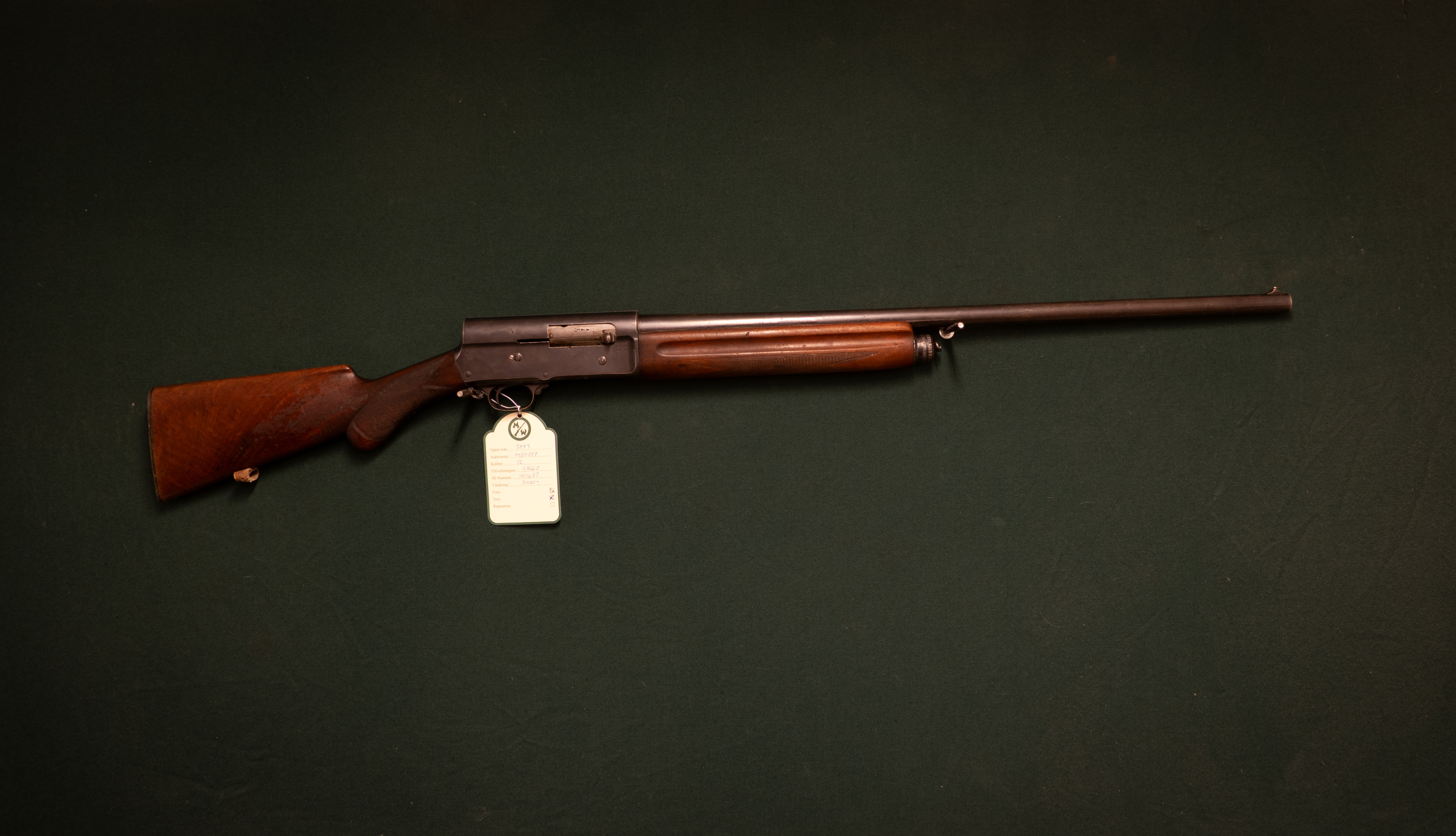 FN Auto kal. 12 #97662 SE1901677. Licensvapen - Hagelgevär - Auctionet